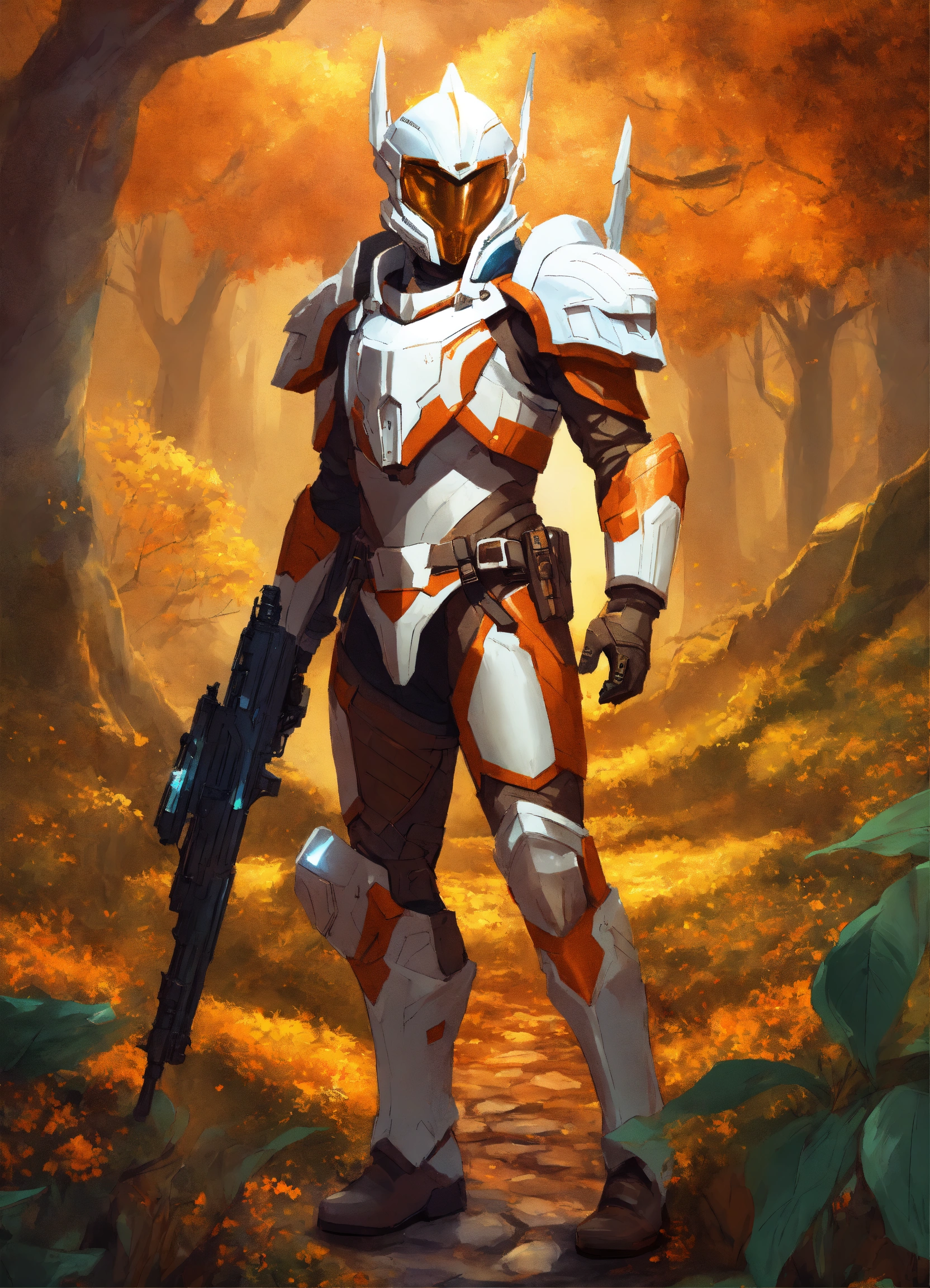 Lexica - Epic drawing of a full body of a high elf sci fi soldier ...