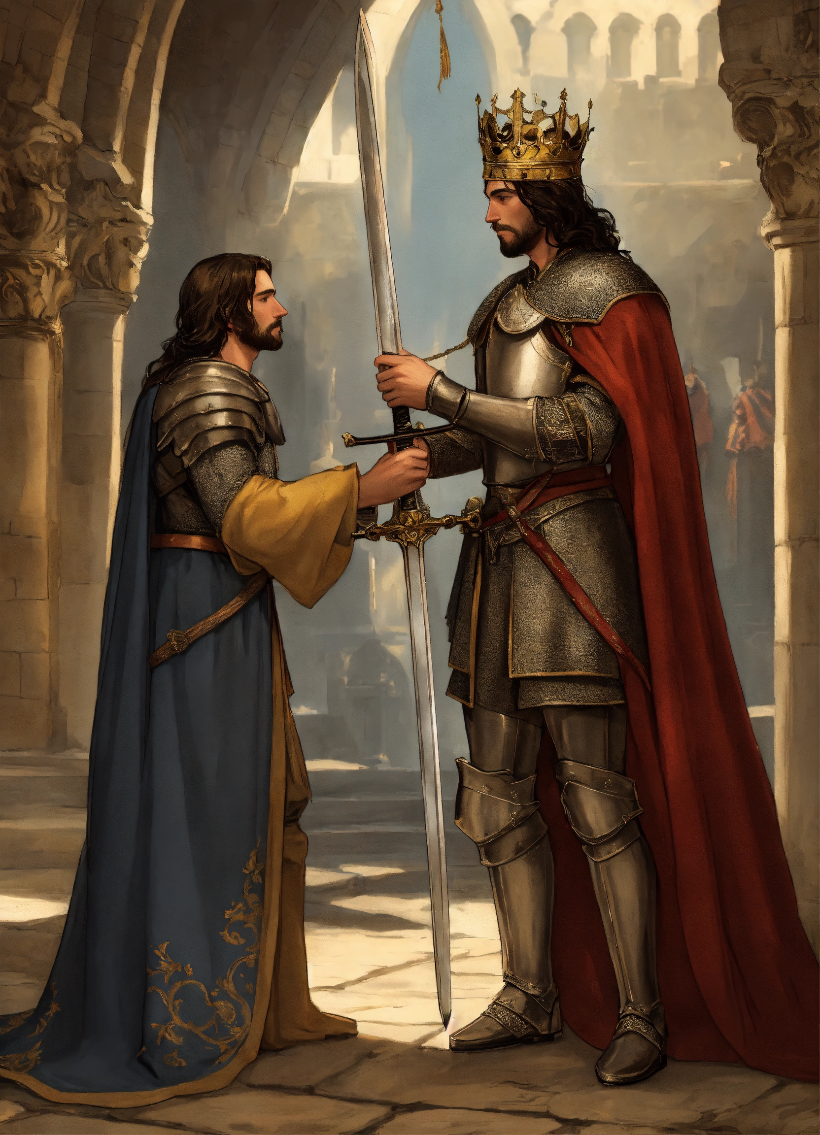 Lexica - In the medieval, the king is around 50 years old, standing ...