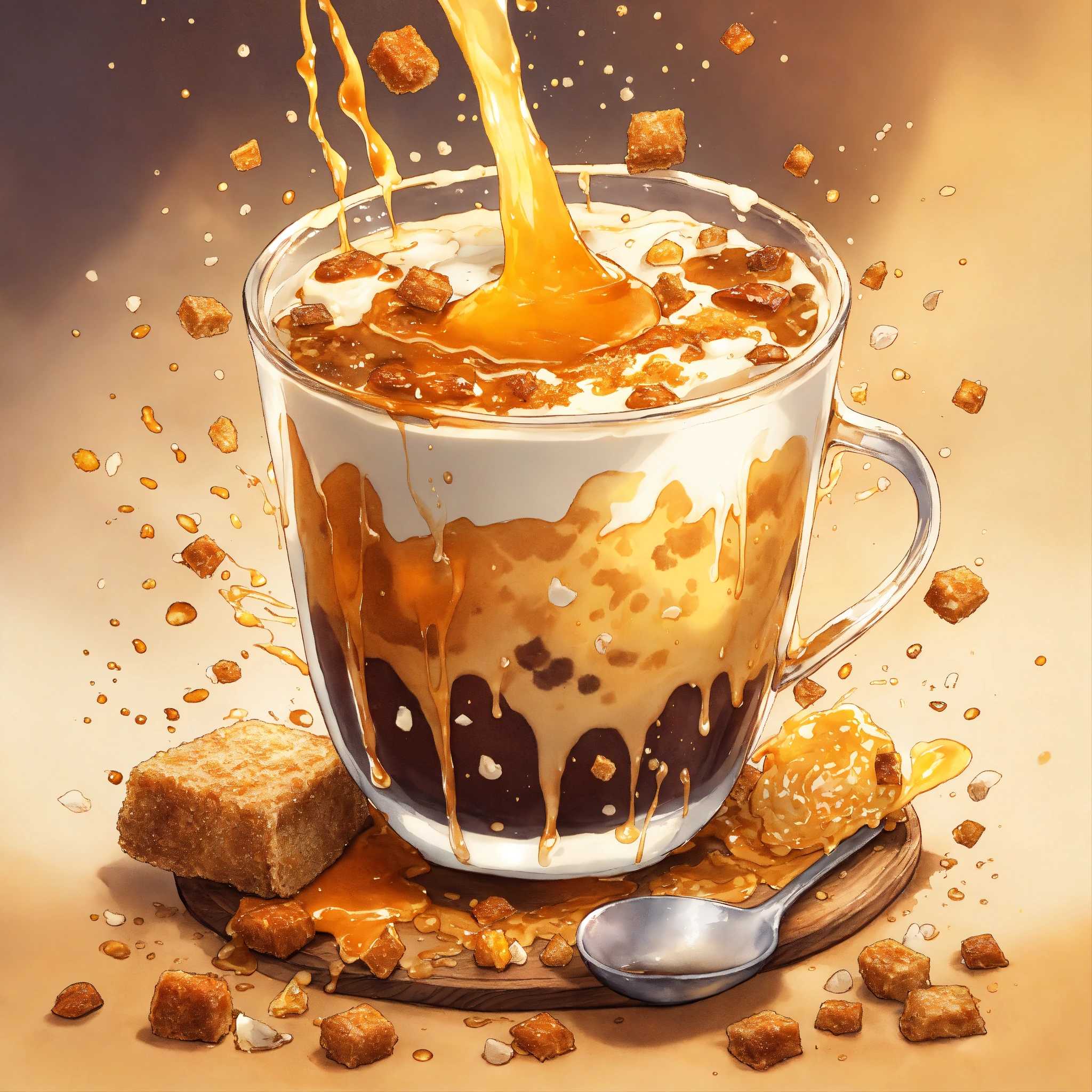 Lexica - Manga cartoon dc comic style. A mouth-watering brown sugar ...