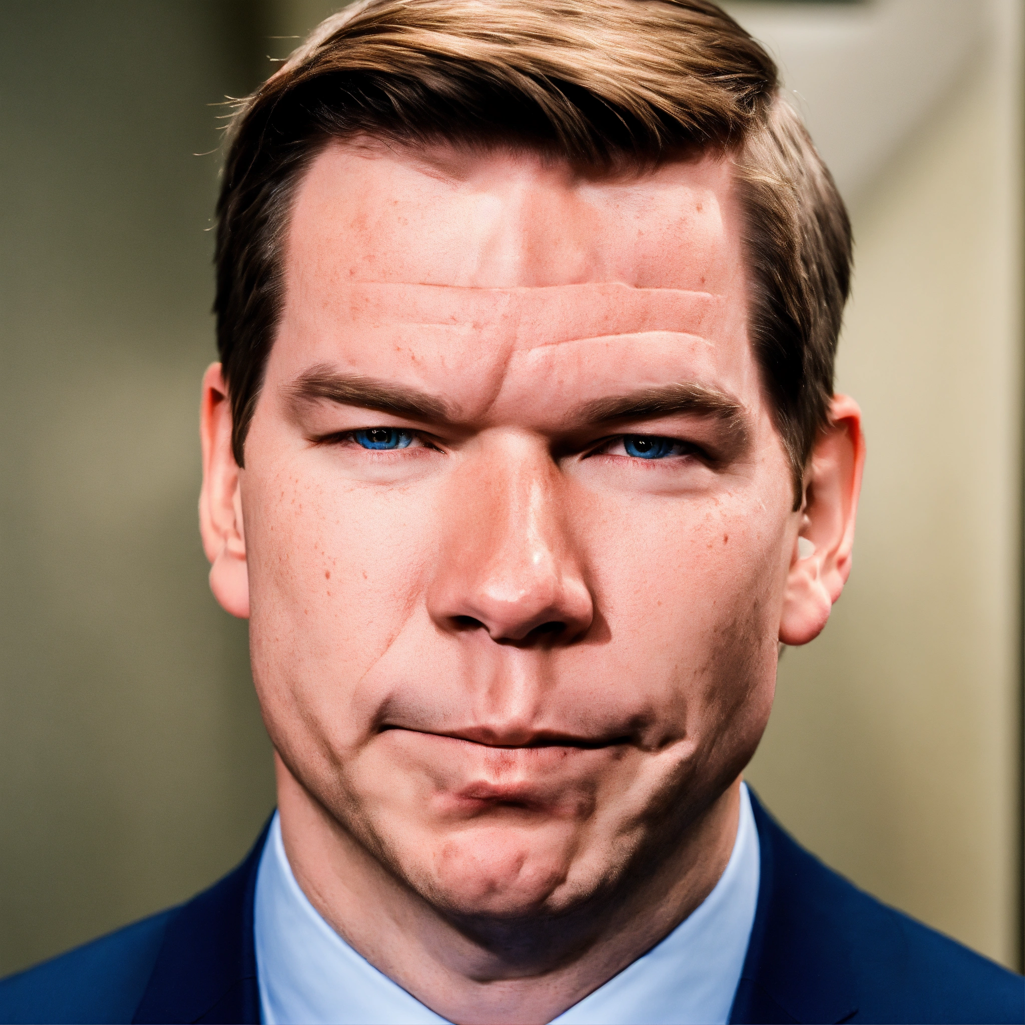 Lexica - ERIC SWALWELL, MAD, ANGRY, HEAVY ACNE ON FACE,