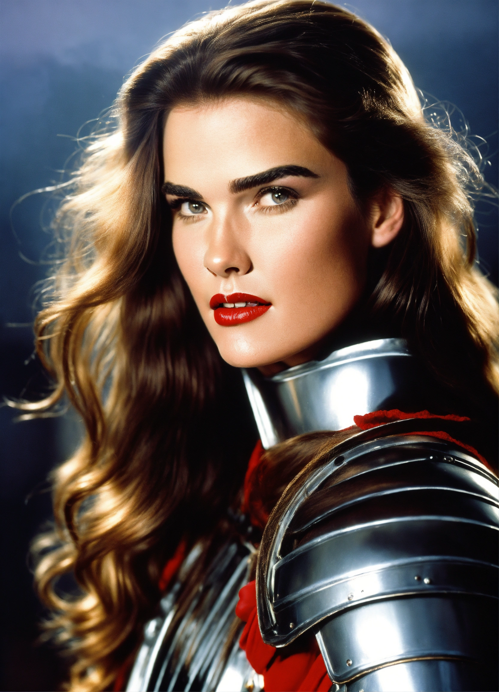 Lexica - Photo quality color portrait of young beautiful brooke shields ...