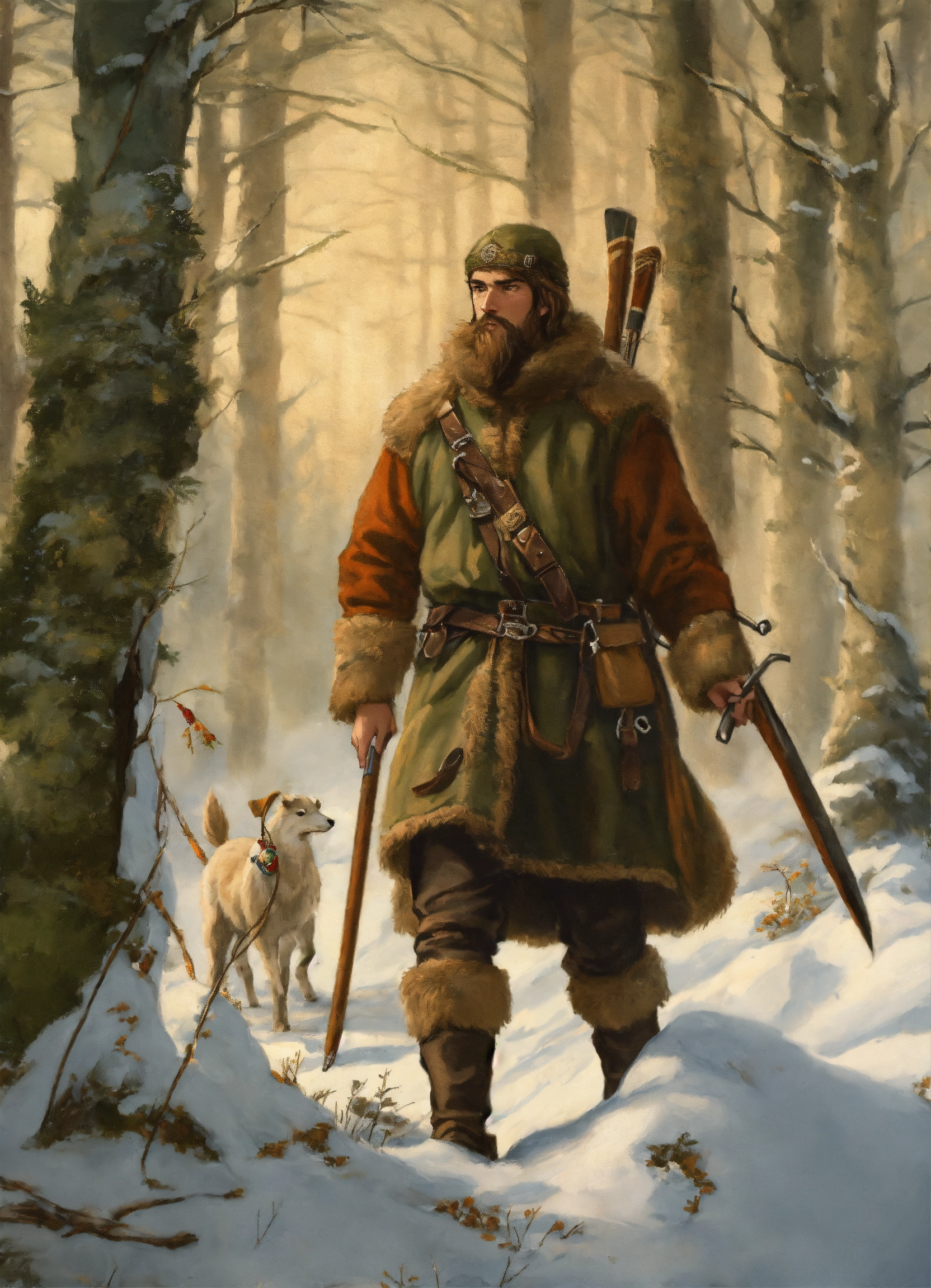 Lexica - Anglo saxon hunter in an arctic forest