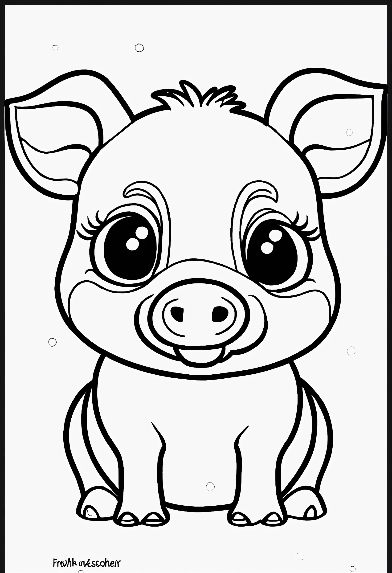 Lexica - Coloring book for preschoolers, simple lines drawings, no ...