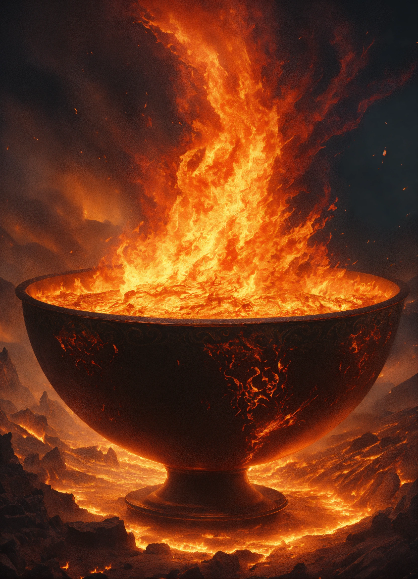 Lexica - 7 Bowls of Wrath pour out fire and destruction upon the earth ...