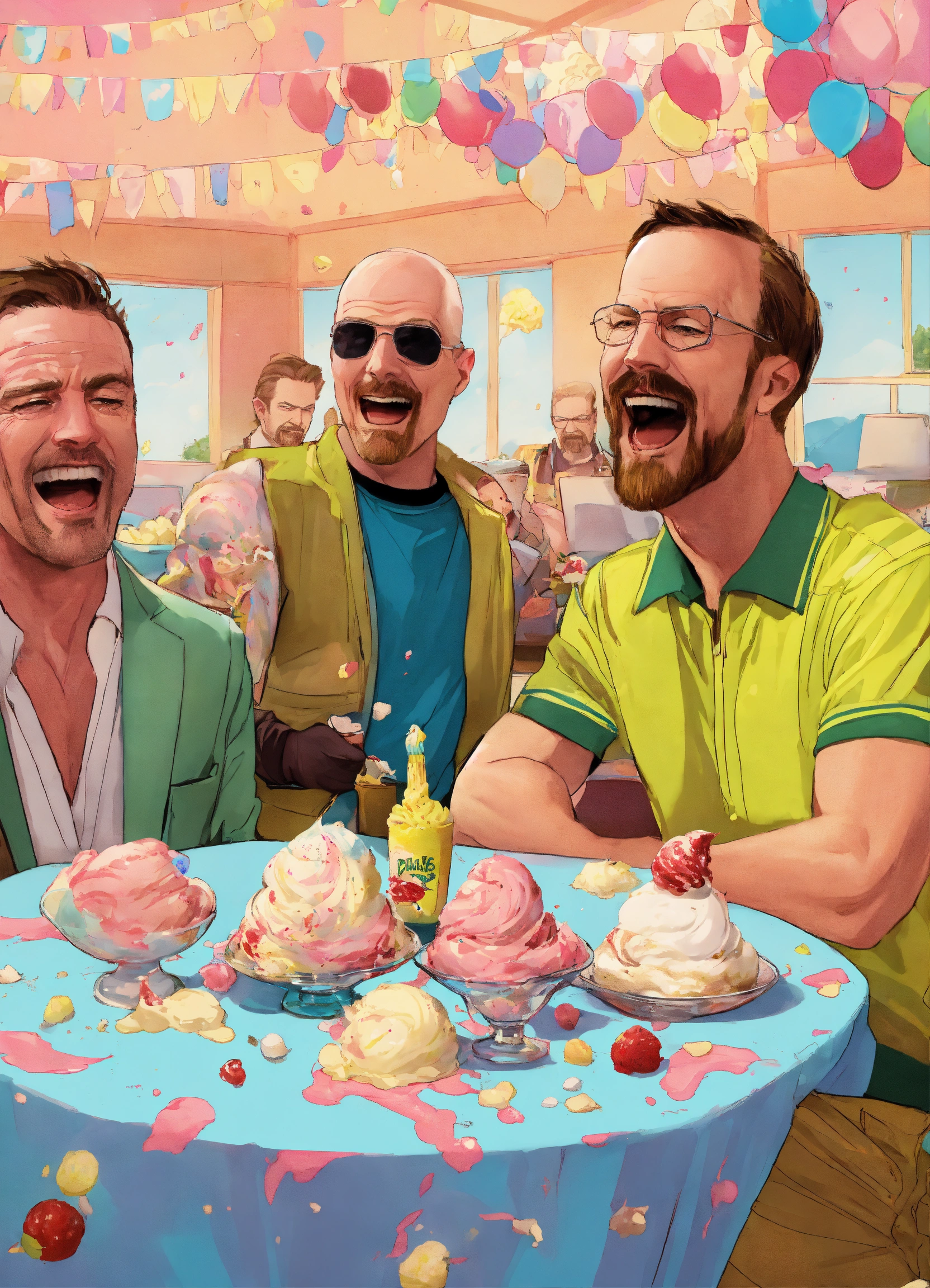 Lexica - Jesse pinkman, saul goodman, walter white, and skylar from ...