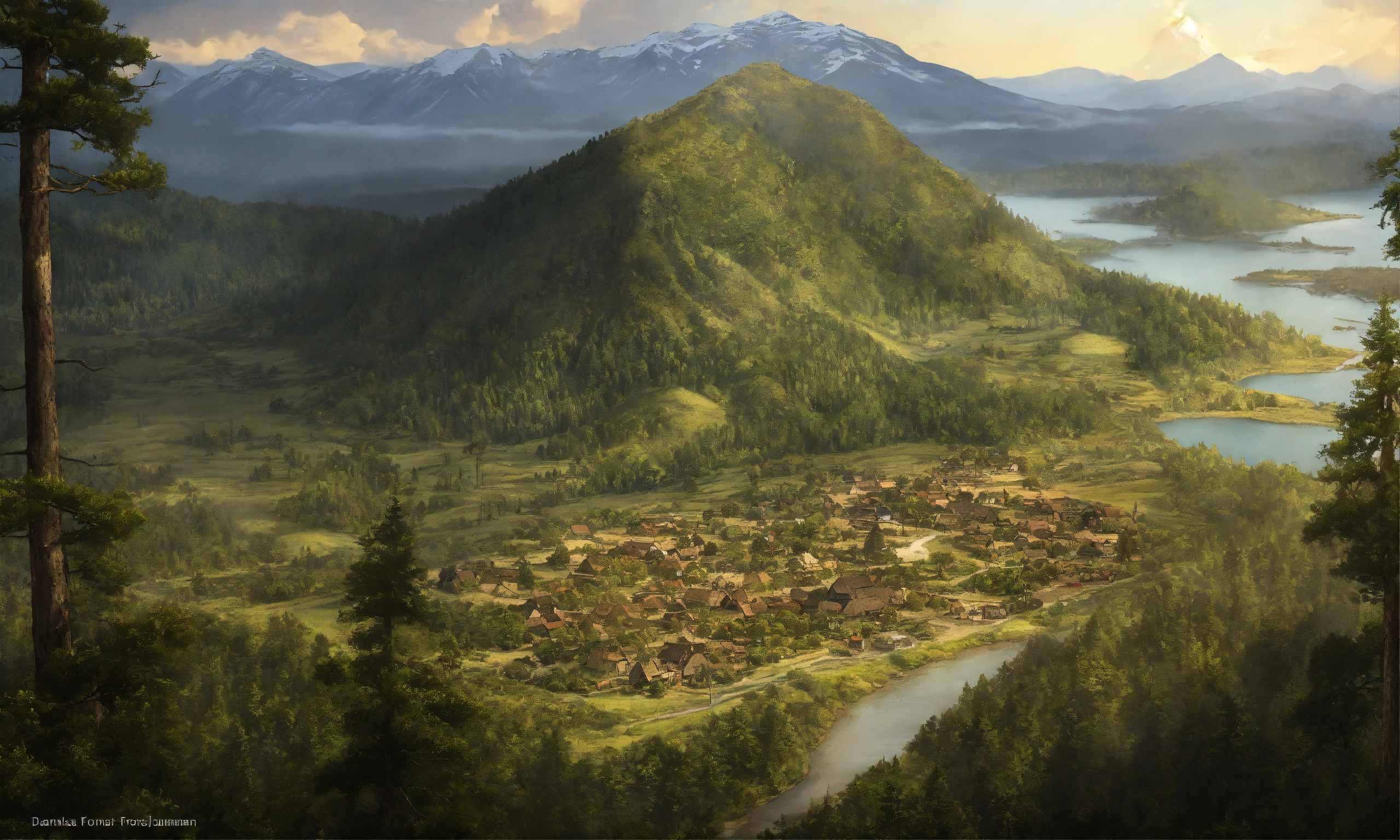 Lexica - Streetmap of coastal Colonial frontier settlement pine forest ...