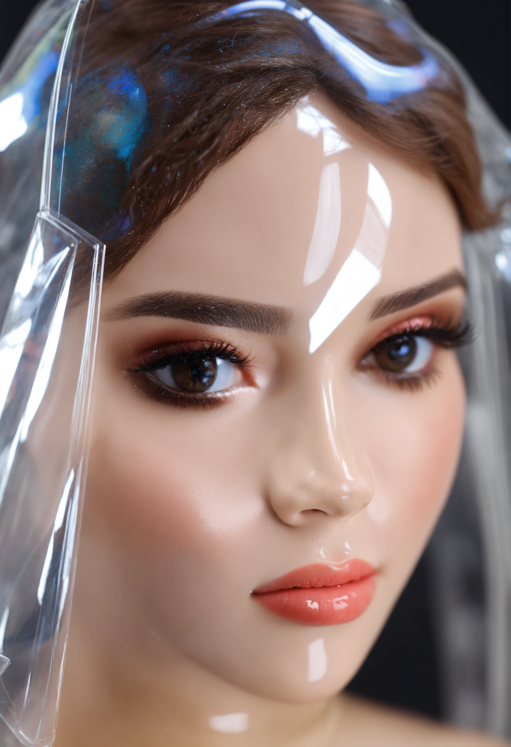 Lexica - Clear Glossy Molded Clear Plastic Woman Dolly