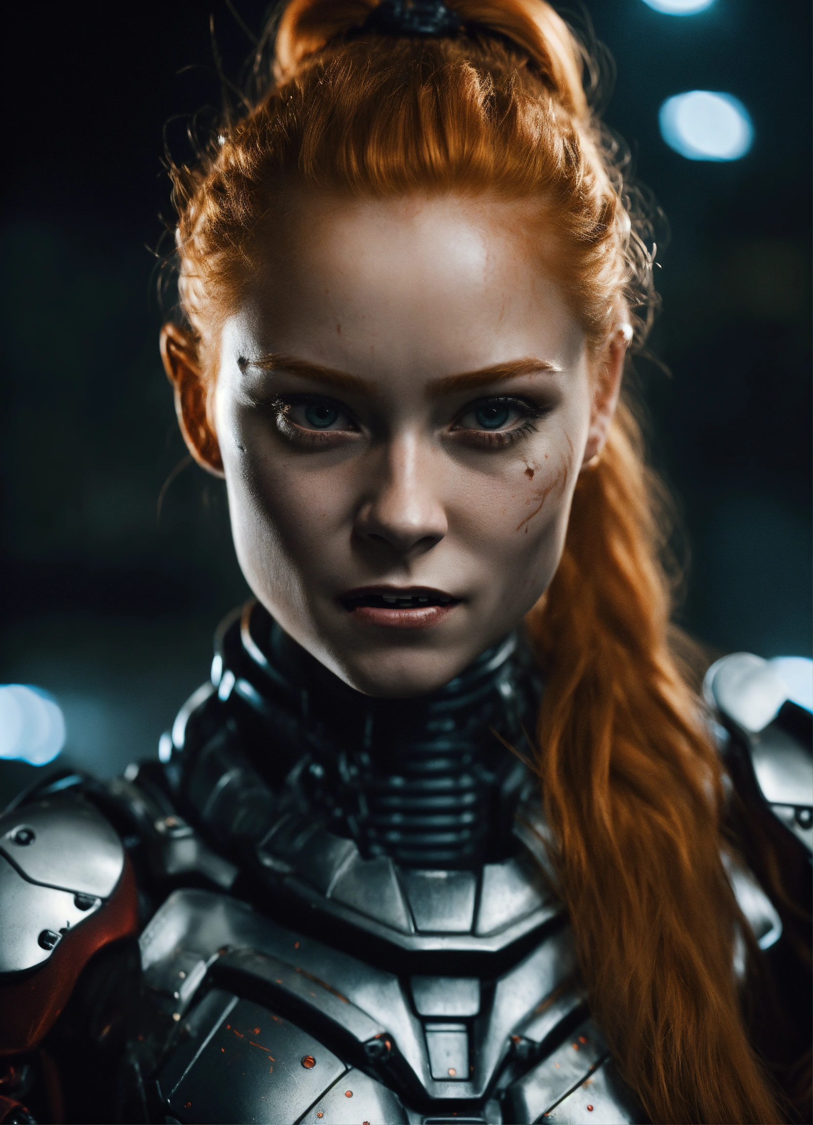 Lexica - An ultra detailed photo of a crazy scary 20-year-old ginger ...