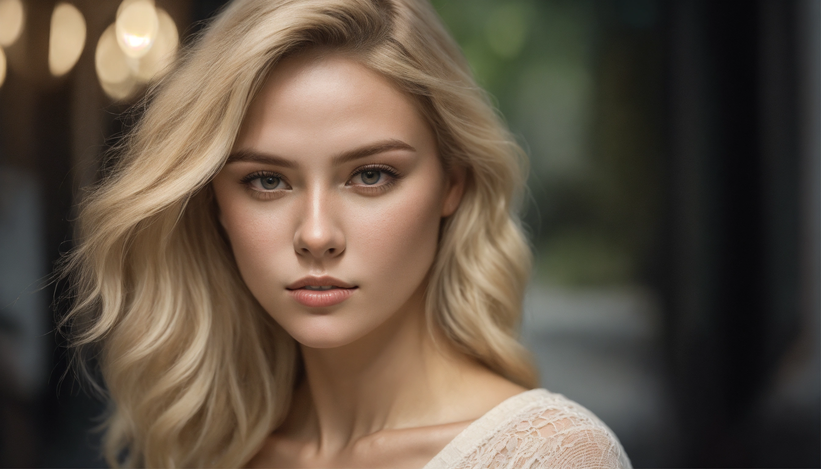 Lexica - A portrait of a beautiful blonde woman, fine - art photography ...