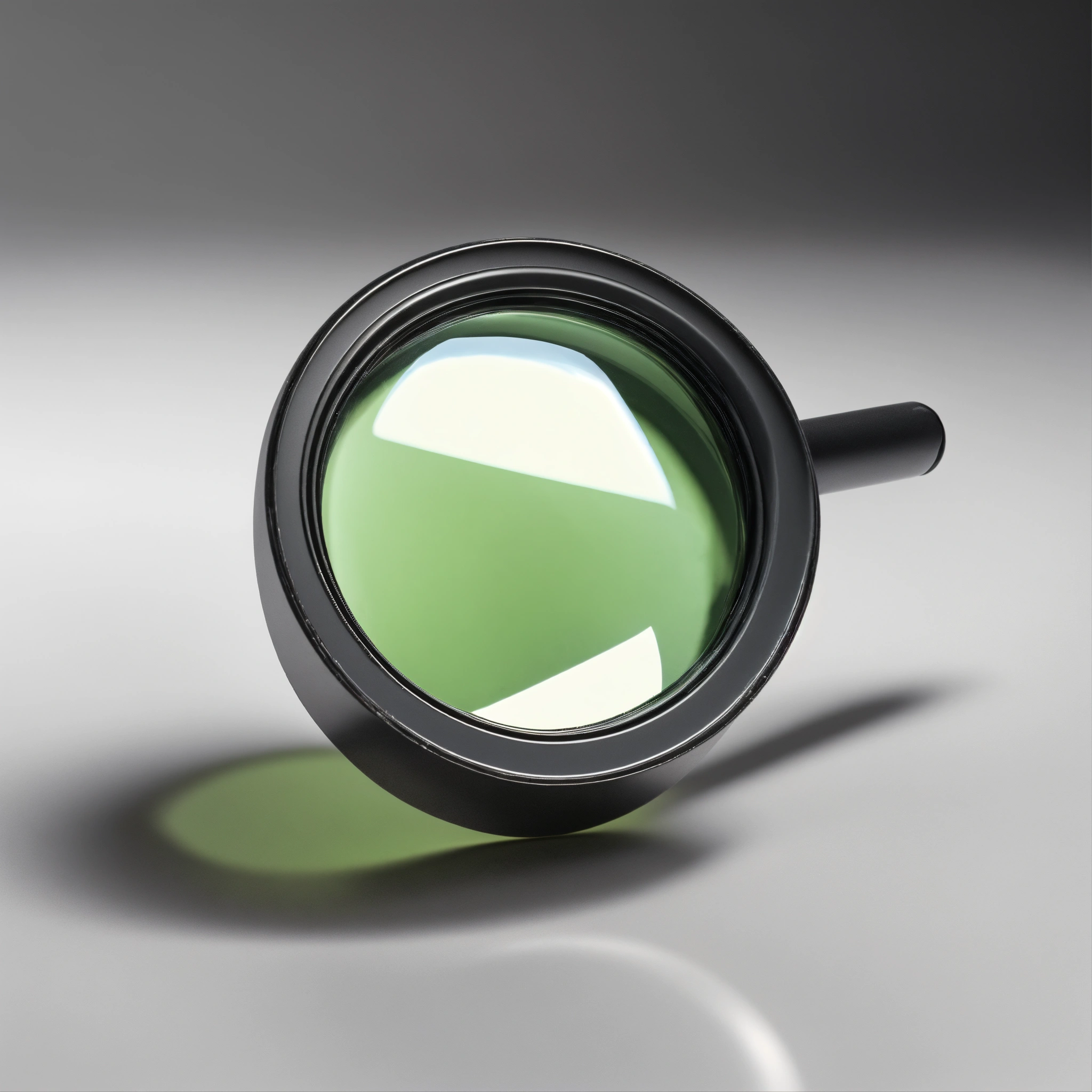 Lexica - Magnifying glass 3d image on white background, solo, round ...