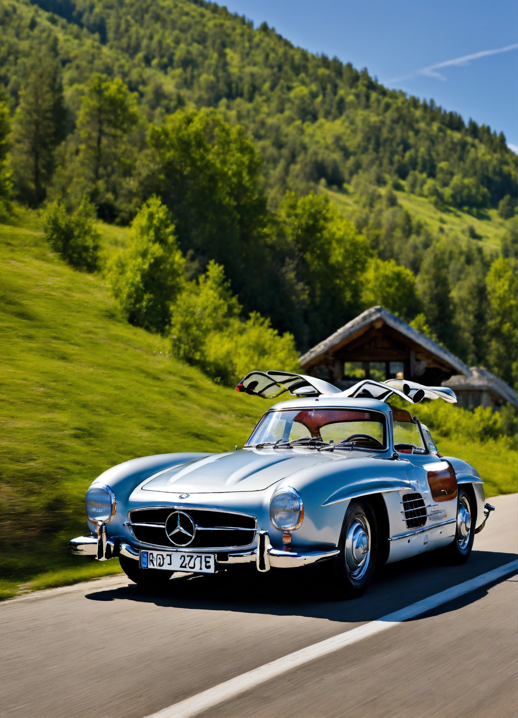 Lexica - Générez des images de la légendaire Mercedes-Benz 300 SL avec ...