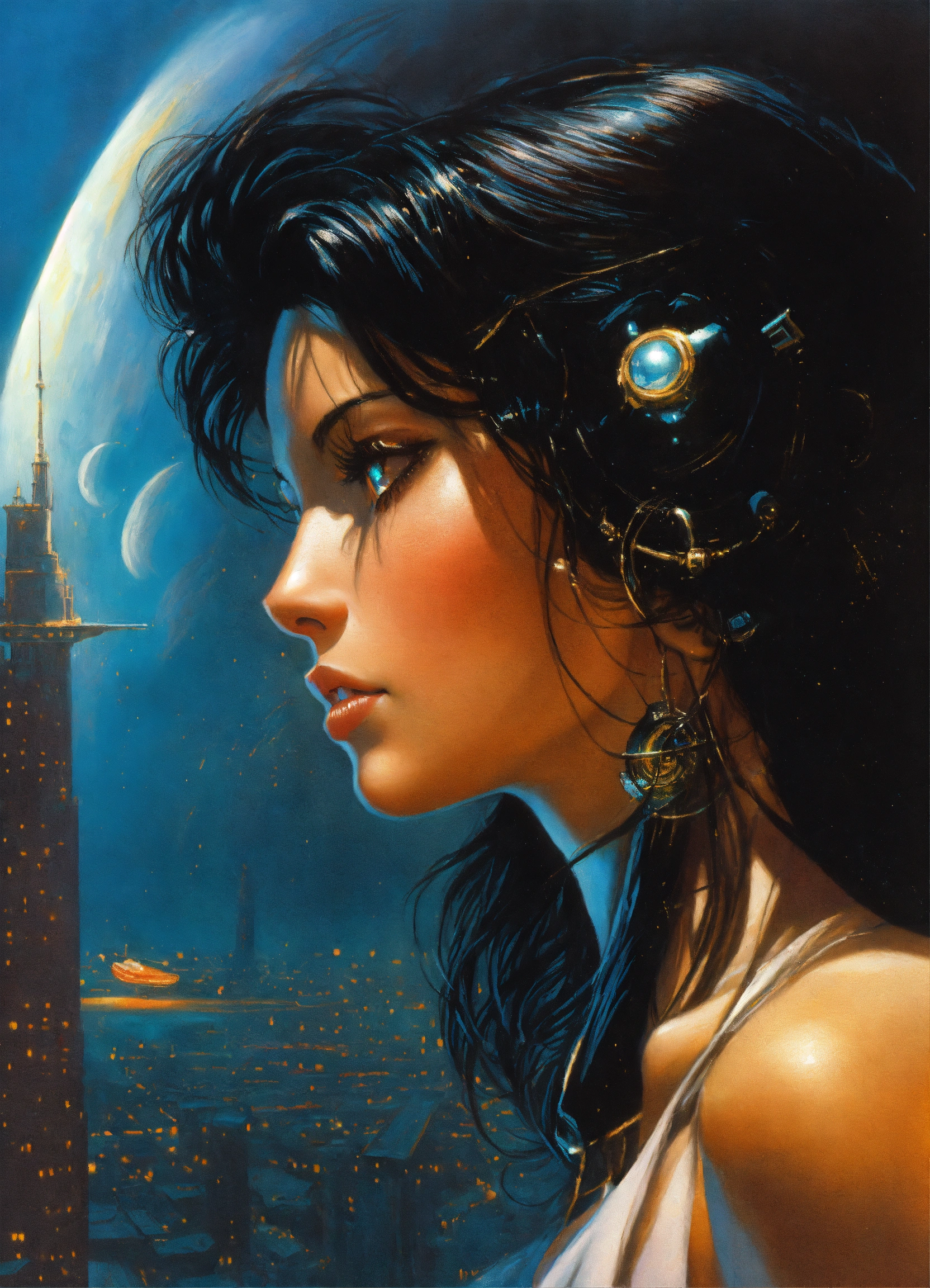 Lexica - 1960s hyper surrealism, photo-realistic, beautiful female ...