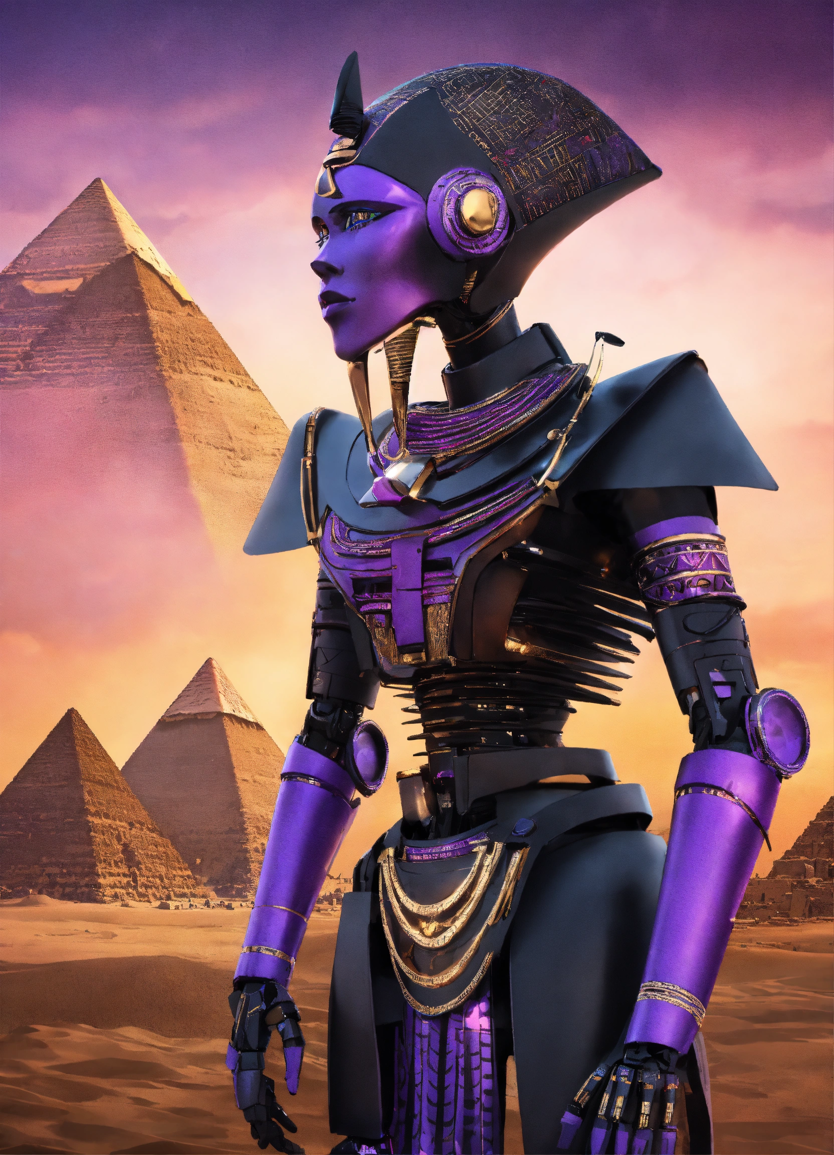 Lexica - Very specifically designed black and purple African Egyptian ...