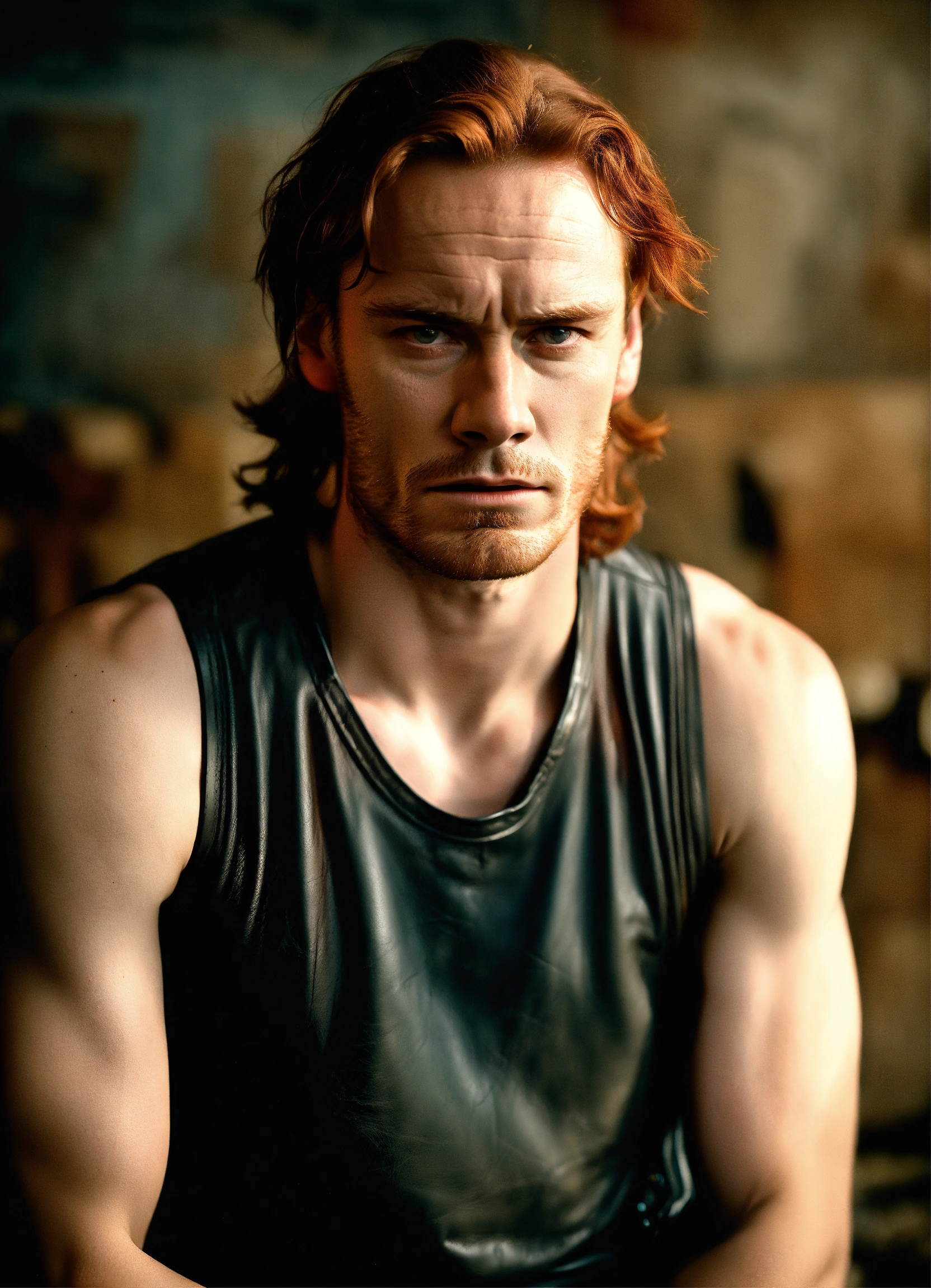 Lexica - In photographic style Michael Fassbender at 15 years old tall ...