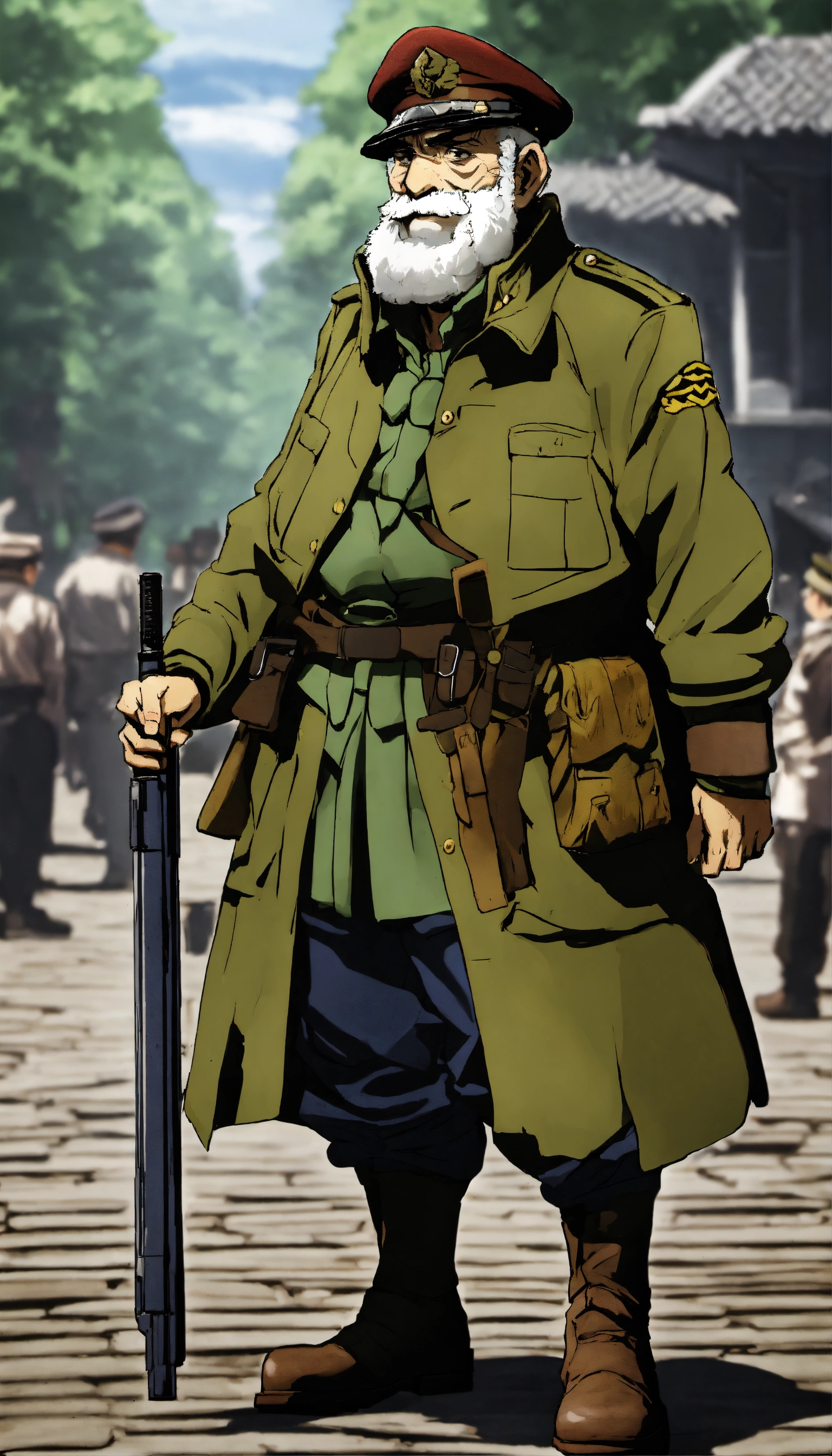 Lexica - Old soldier guerilla in hunter x Hunter style