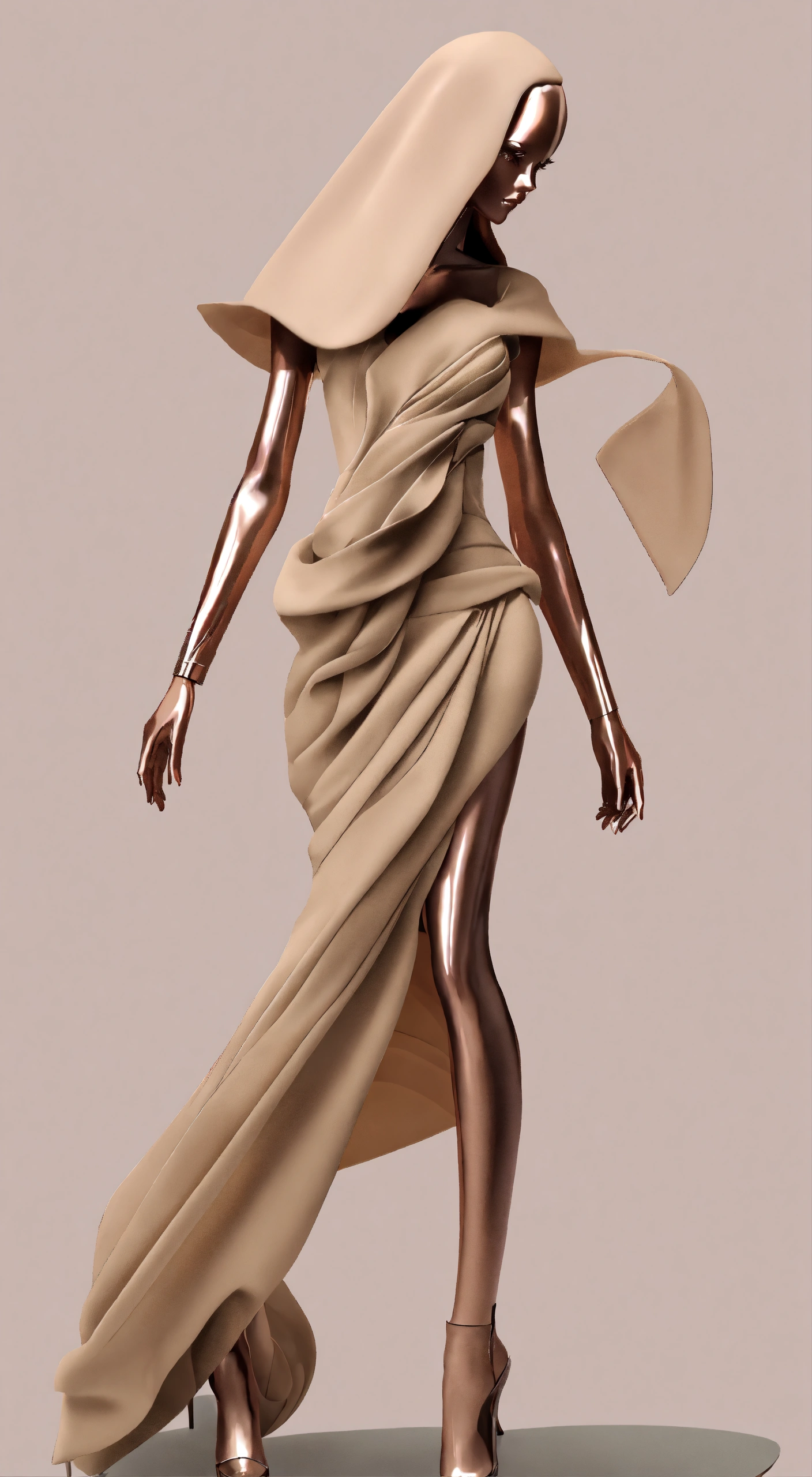 Lexica - Innovative haute couture fashion design wide sculptural ...