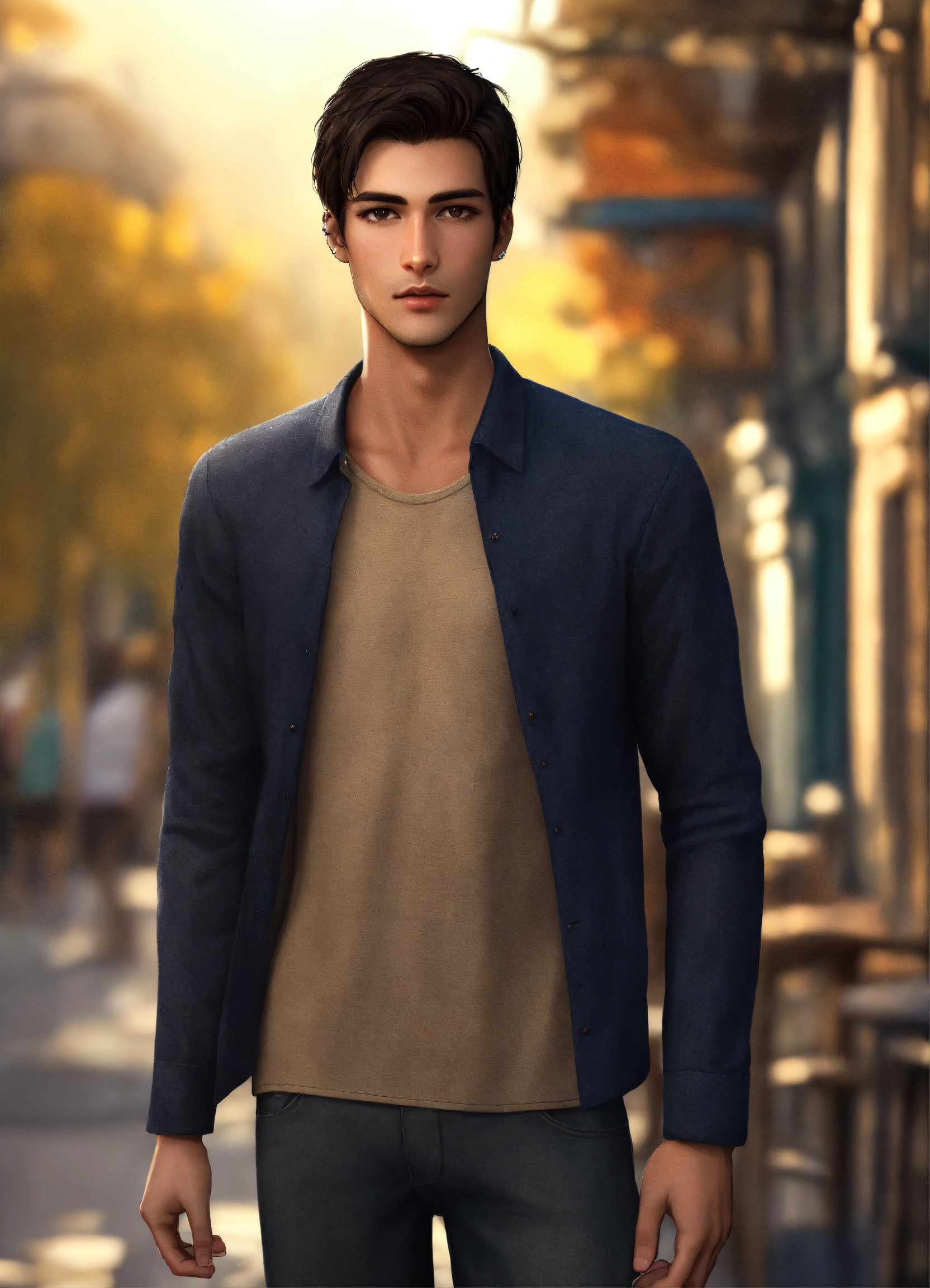 Lexica - Generate a 4K, high-definition, realistic image of a tall, 25 ...