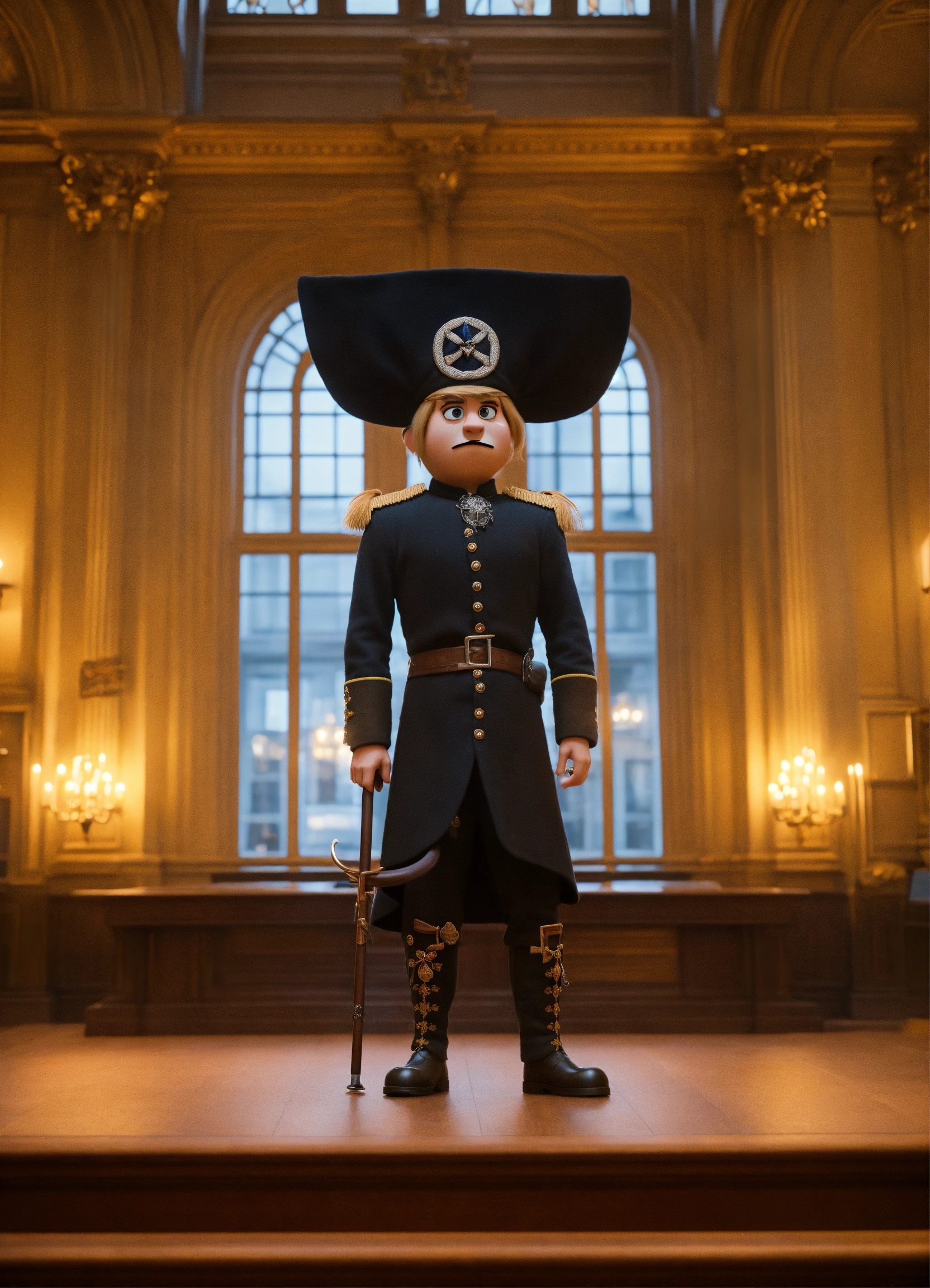 Lexica - A pixar animated photo of a Goth norwegian raider in a ...