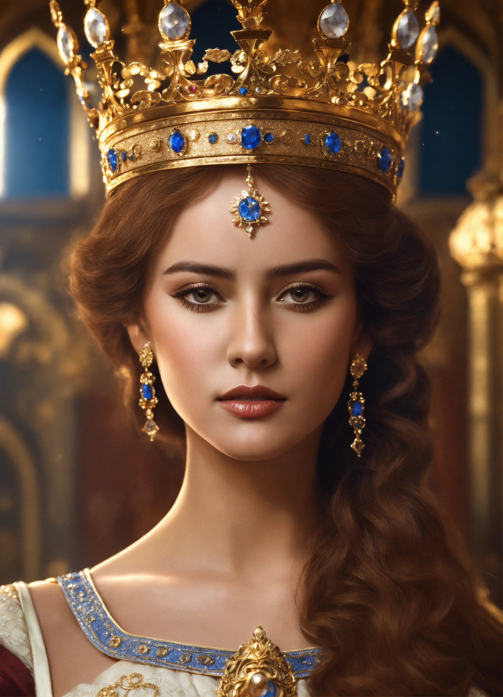 Lexica - Queen, old times,realistic,4k,detailed, kingdom, clear faces ...