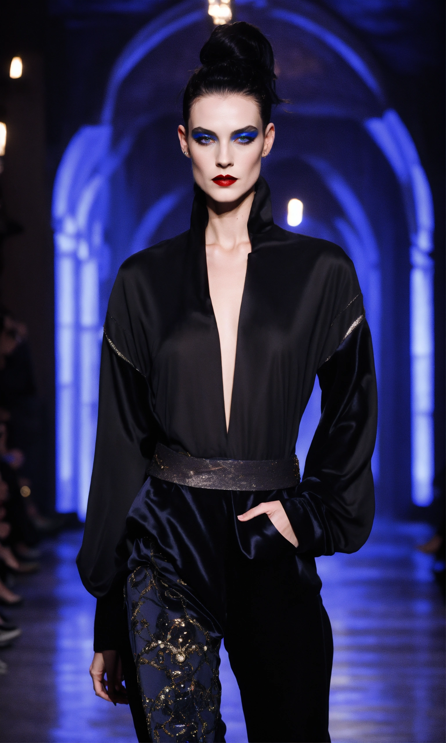 Lexica - Lothlorien androgynous royal vampire walking runway during ...
