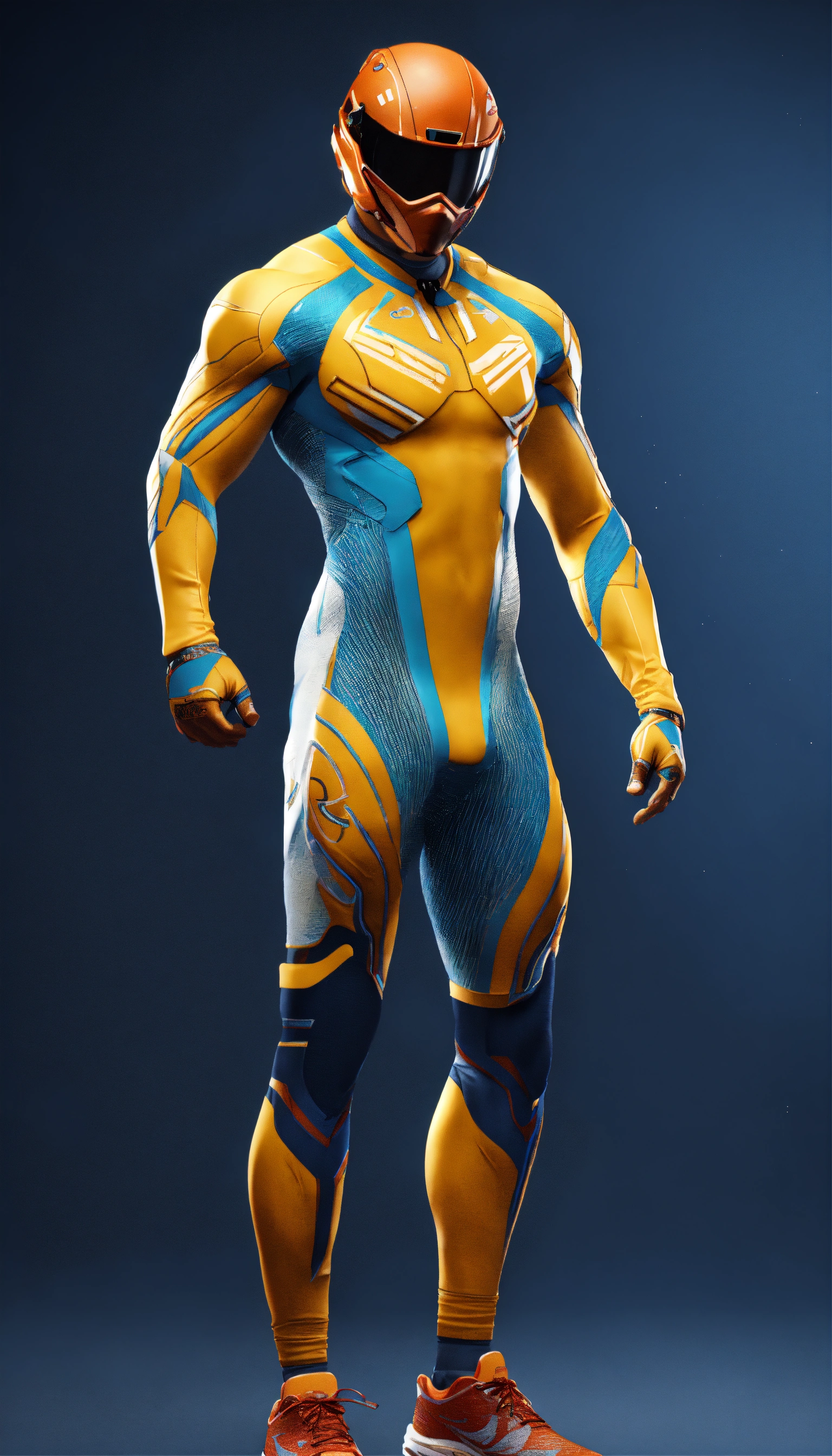 Lexica - Futuristic athlete designs, hard edges, complex and vibrant ...