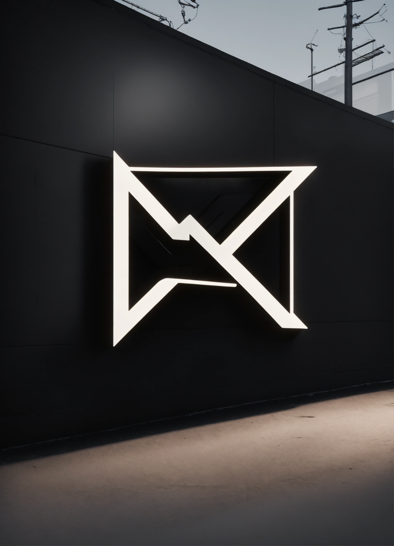 Lexica - Logo for street wear brand, minimalist, all-white symbol, off ...