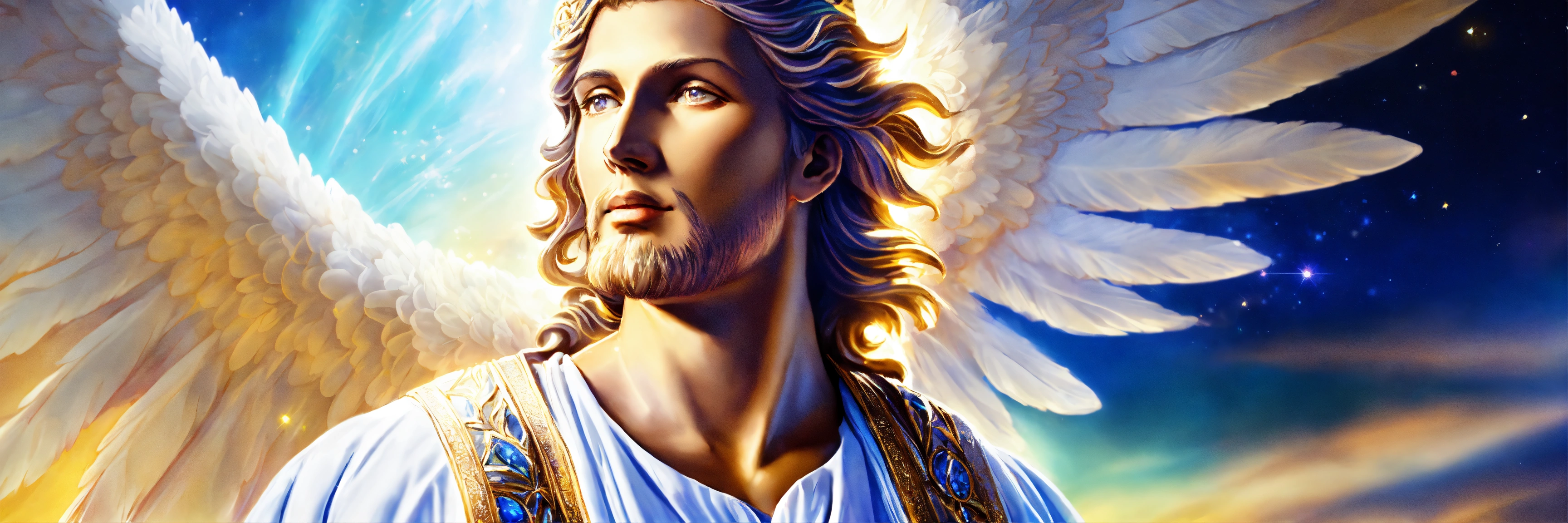 Lexica - Angel moving up beautiful uplifting spiritual visionary scene ...
