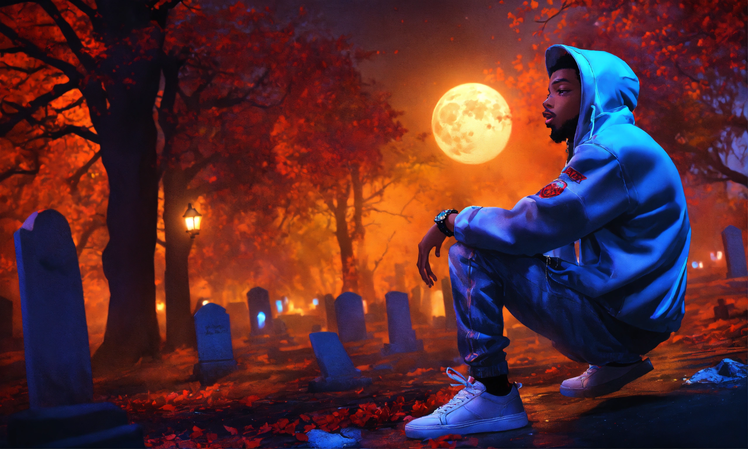 Lexica - A funky rapper is dropping dope rhymes in a haunted graveyard ...