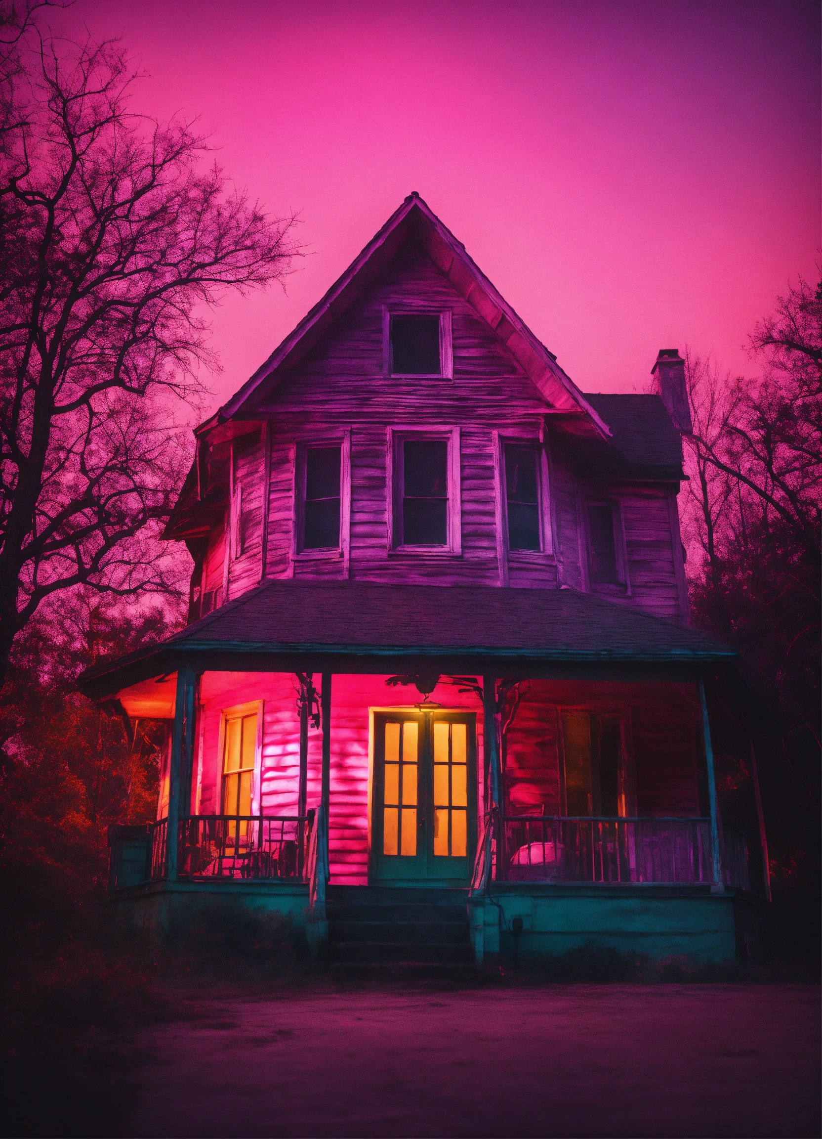 Lexica - A vaporizer pen on the table, background haunted house, jason ...