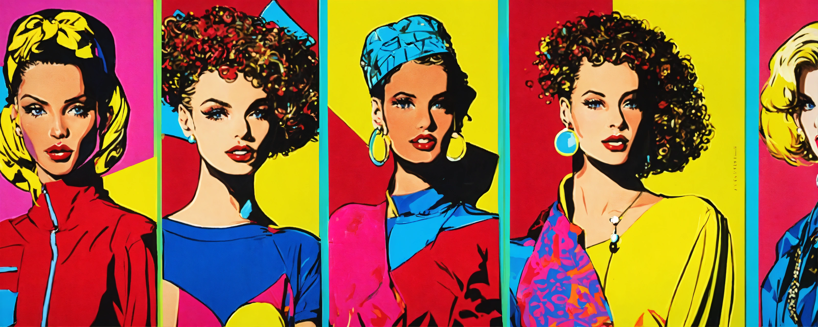 Lexica - 1990s fashion,pop art