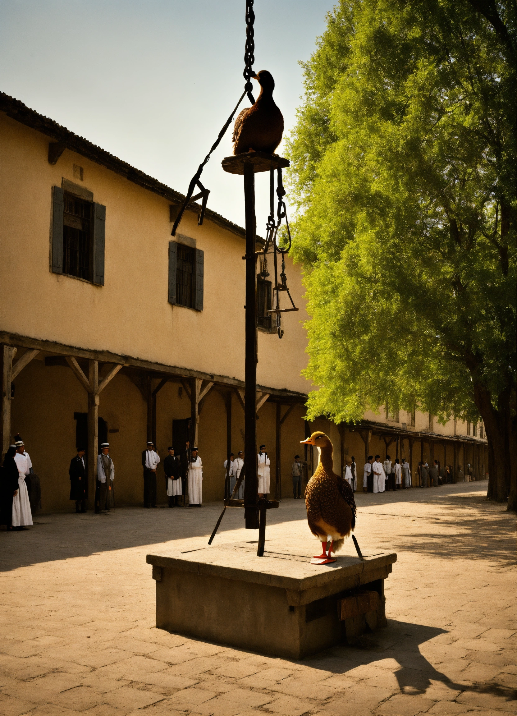 Lexica - Public execution, gallows in the courtyard, executioner ...