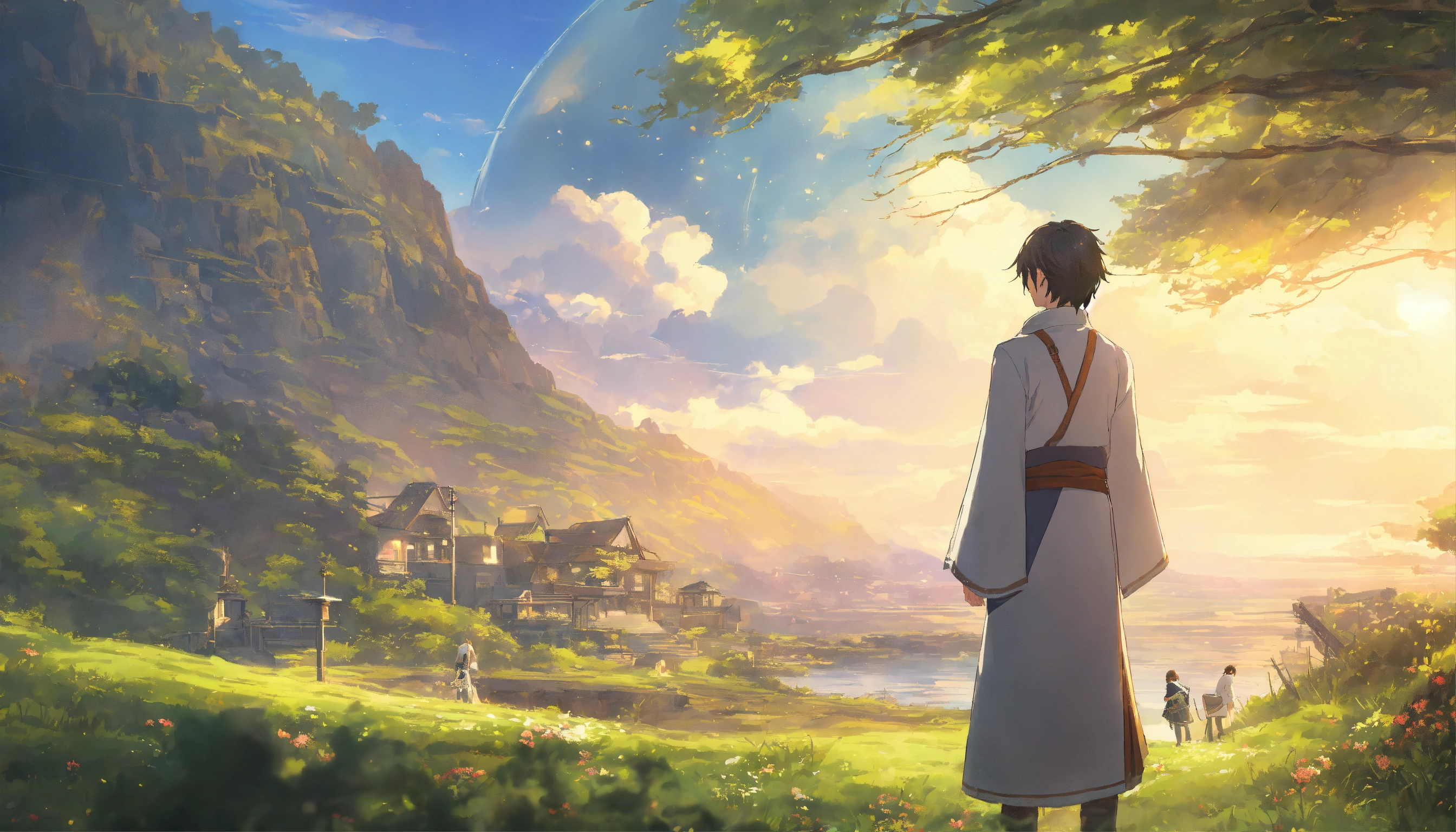 Lexica - Generate an artwork featuring a Lv140 Templar character from ...