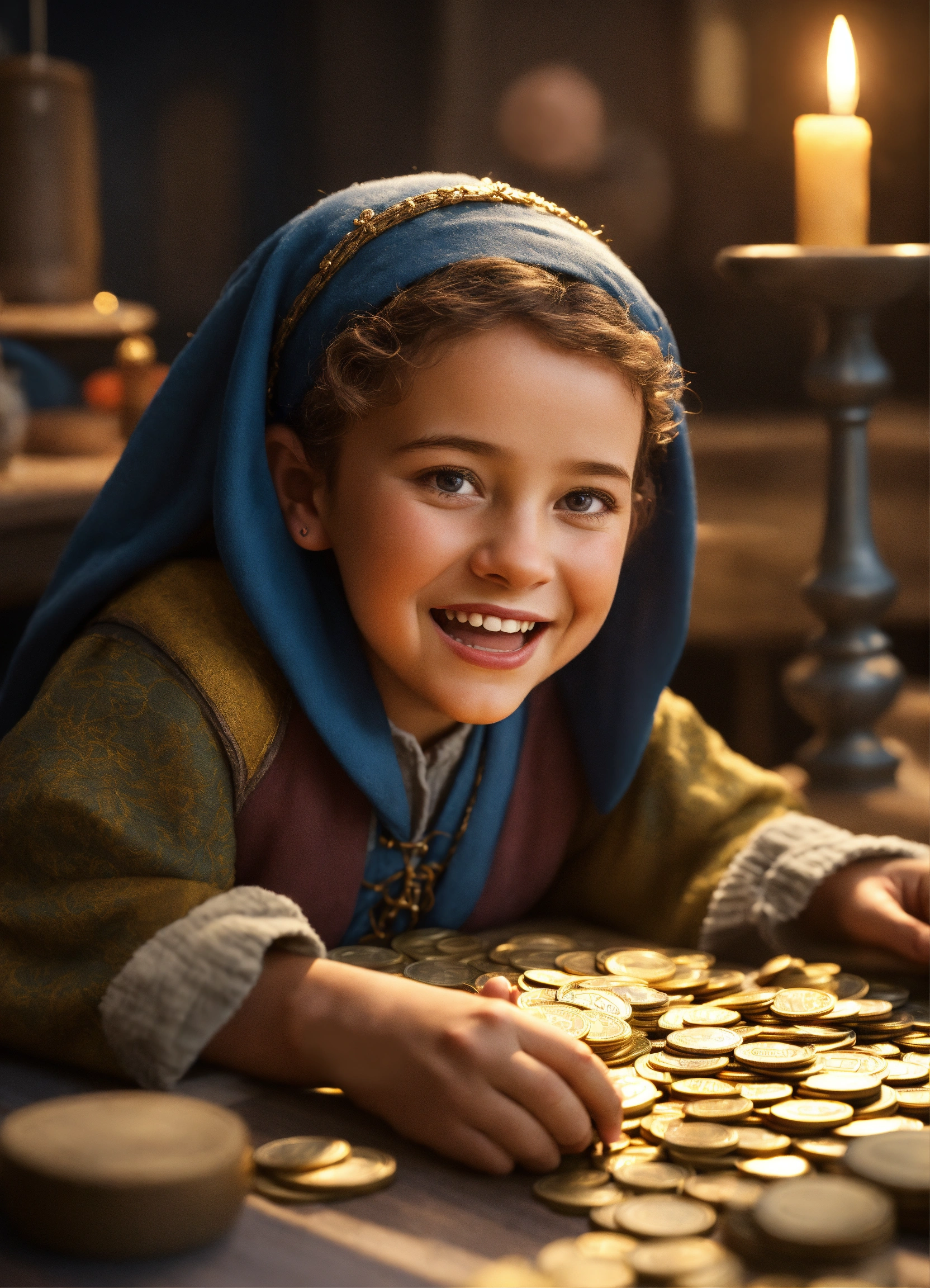 Lexica - Medieval Jewish children in a Jewish town, with a Jewish ...