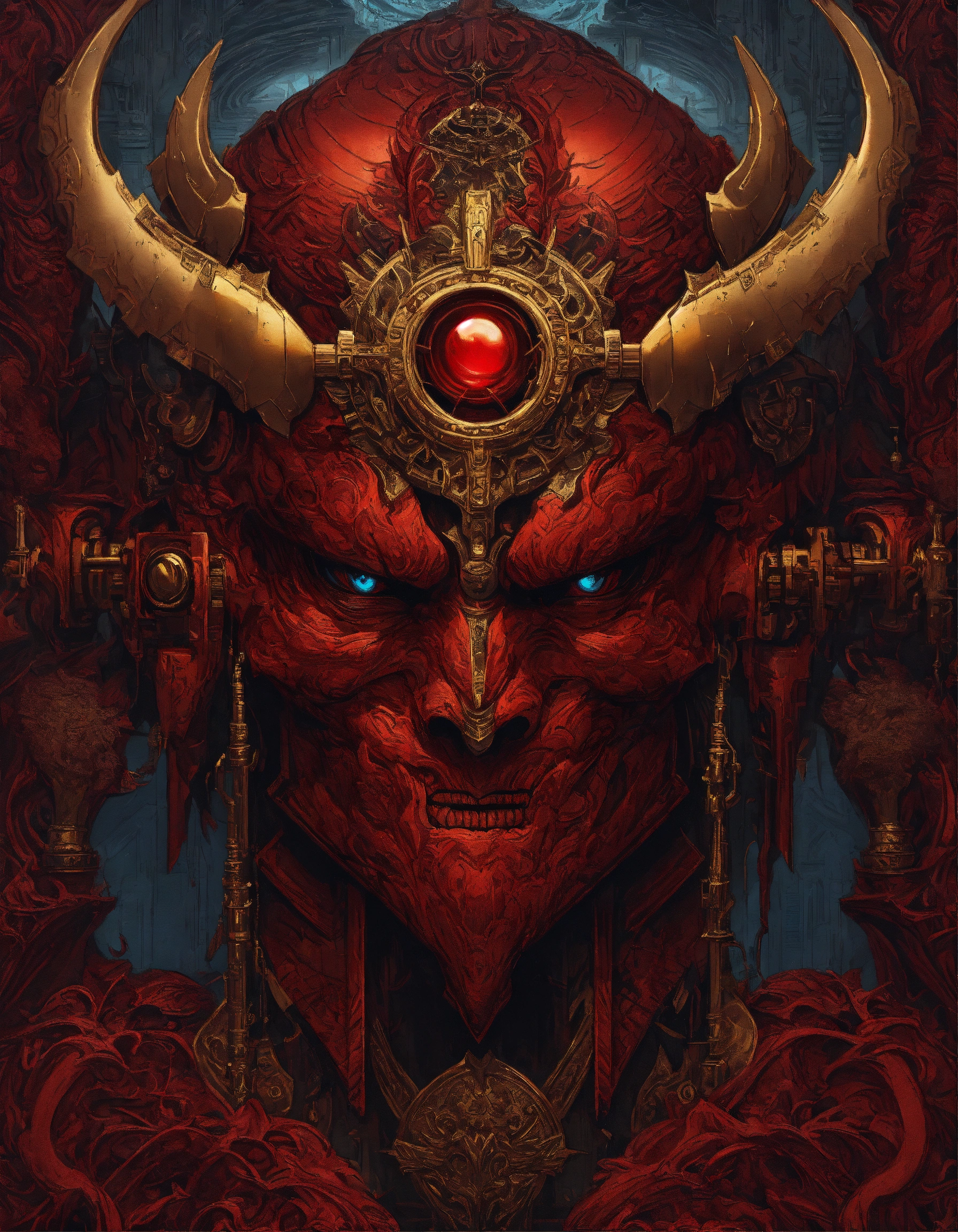 Lexica - A cyclops wearing an epic art, in style of art, highly ...