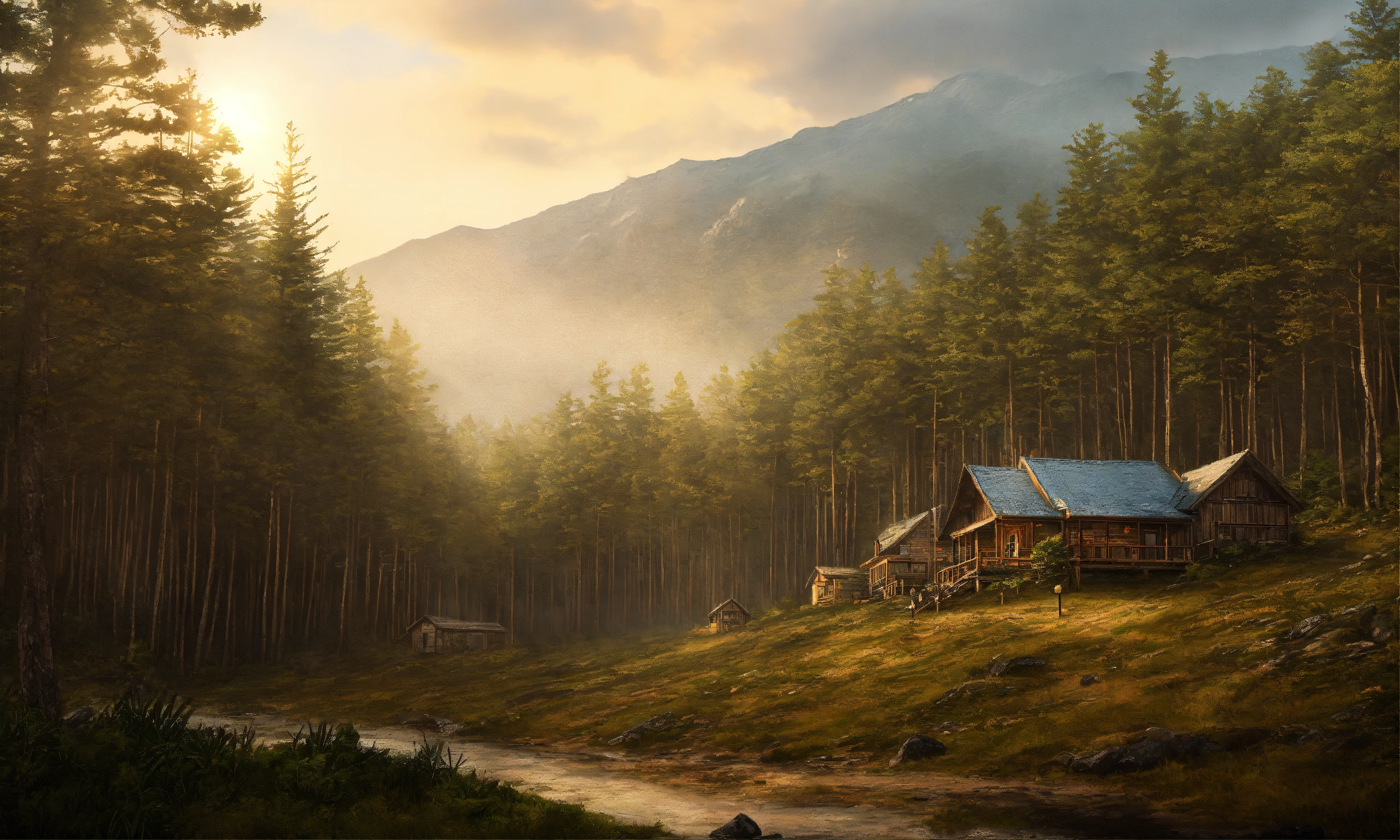 Lexica - Street Map of coastal Colonial frontier settlement pine forest ...