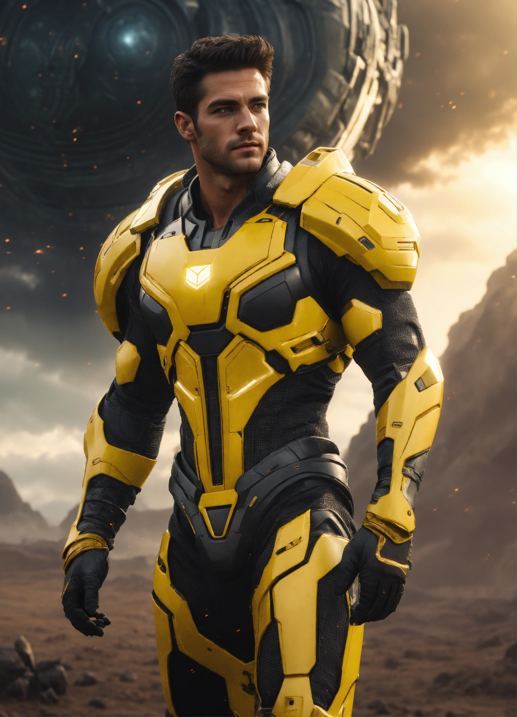 Lexica - A young strong handsome white male god, a handsome god with ...