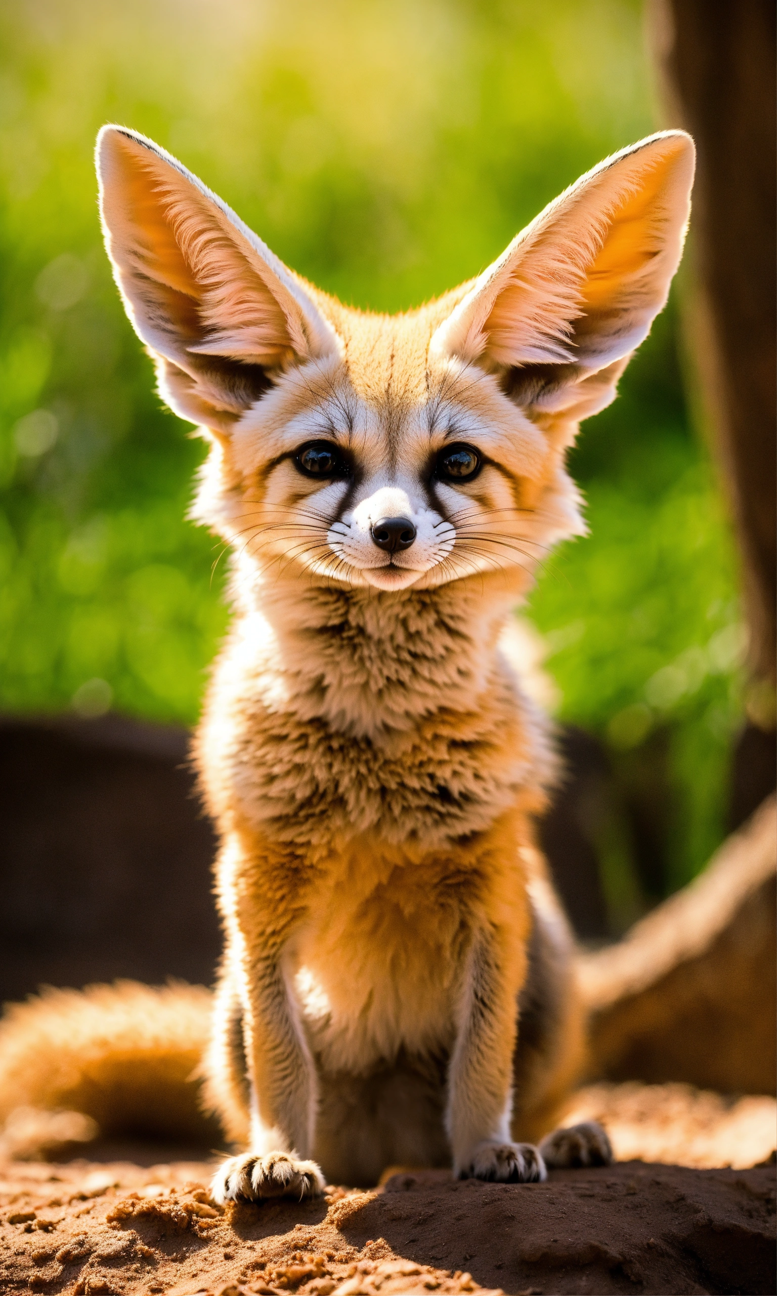 Lexica - THE CUTEST FENNEC FOX FLEXING ITS MUSCLES