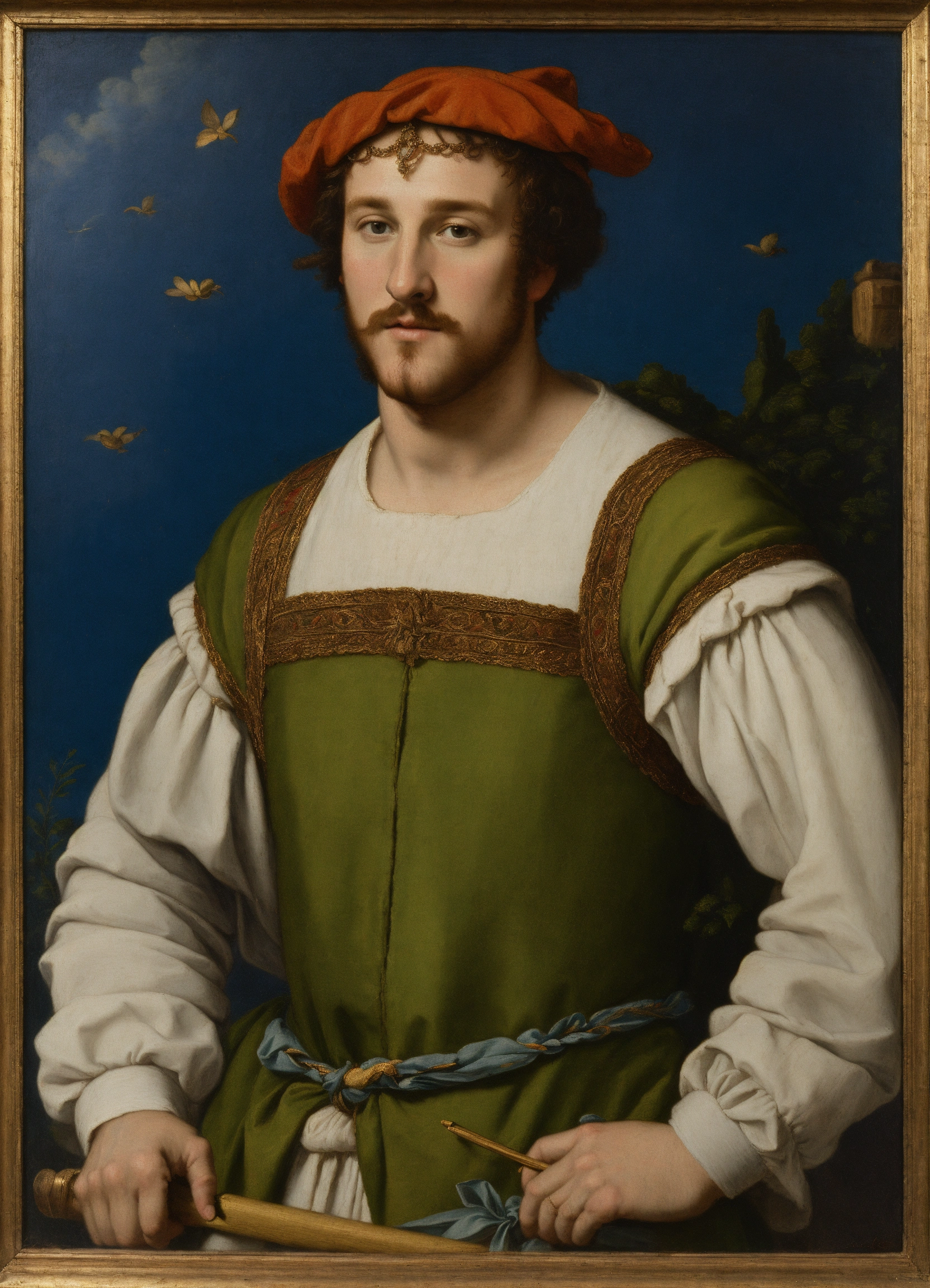 Lexica - French Renaissance painting of Jason segel