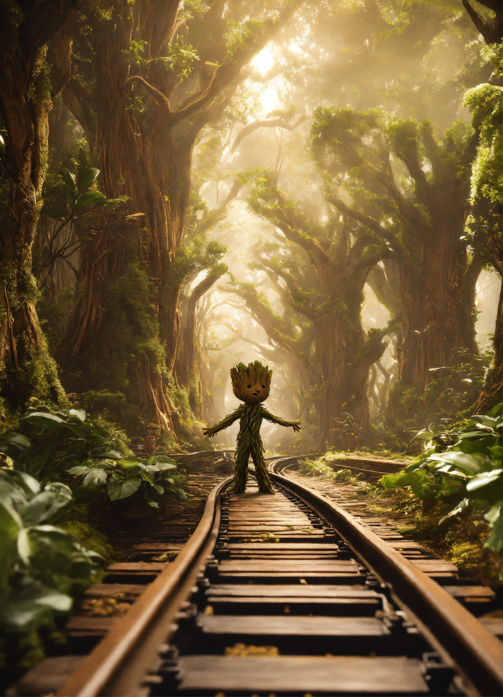 Lexica - Design a train that embodies the natural and organic essence ...