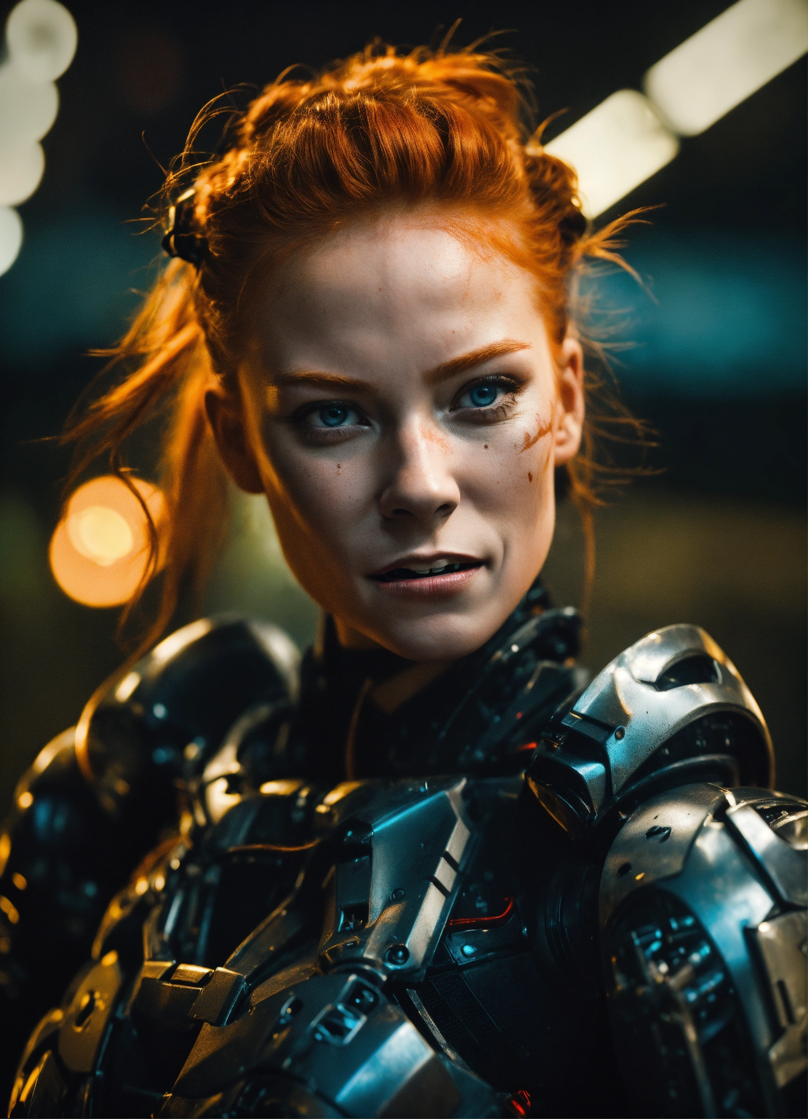 Lexica - An ultra detailed photo of a crazy scary 20-year-old ginger ...