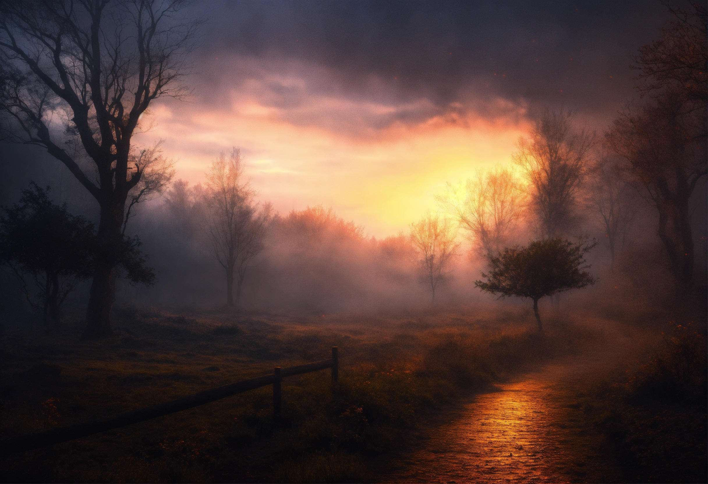 Lexica - Shadowy mist magic producing a shadowy mist in dark fantasy world