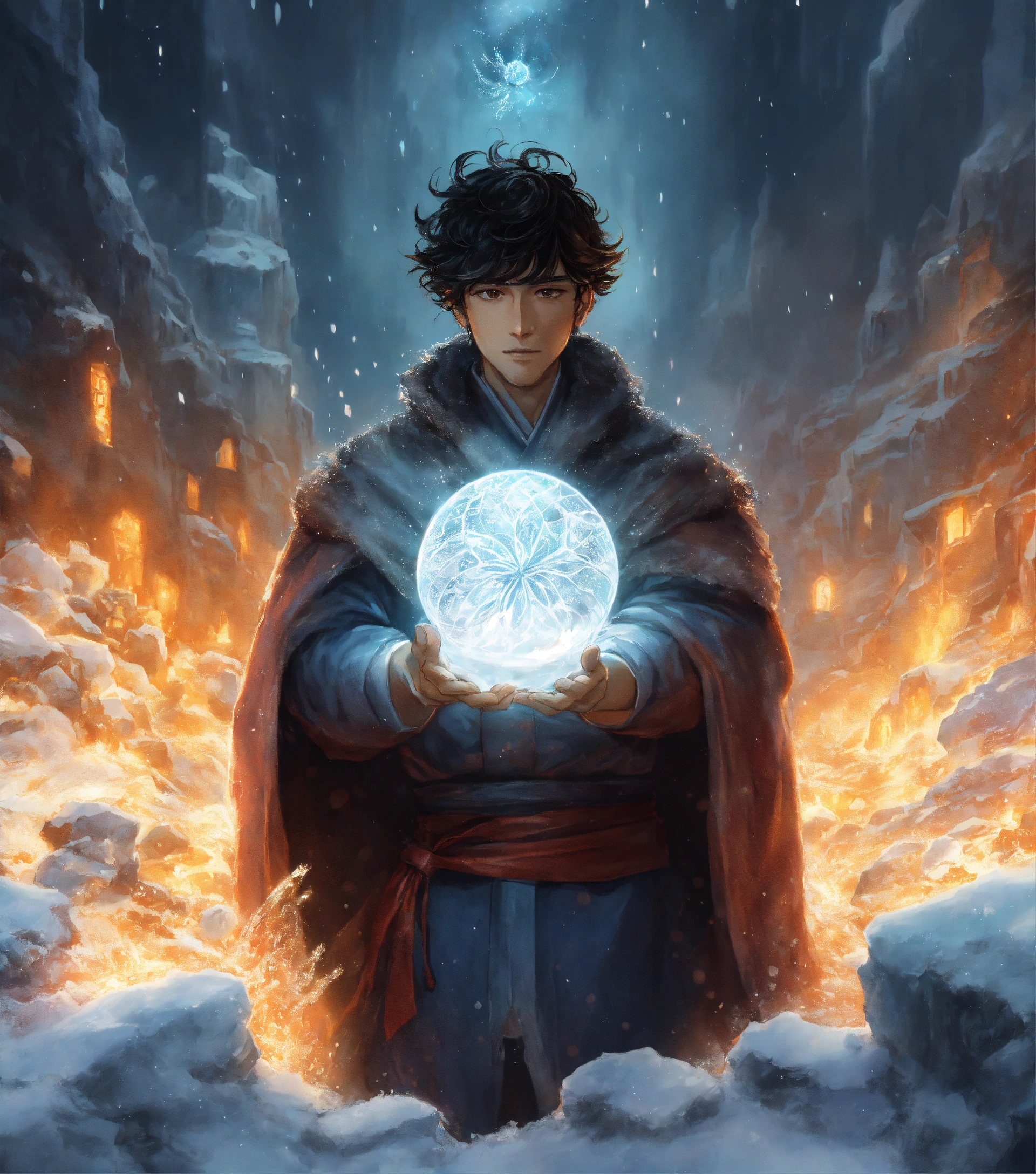 Lexica - Mid-plan cinematic illustration by Christopher Olivier Ledroit ...