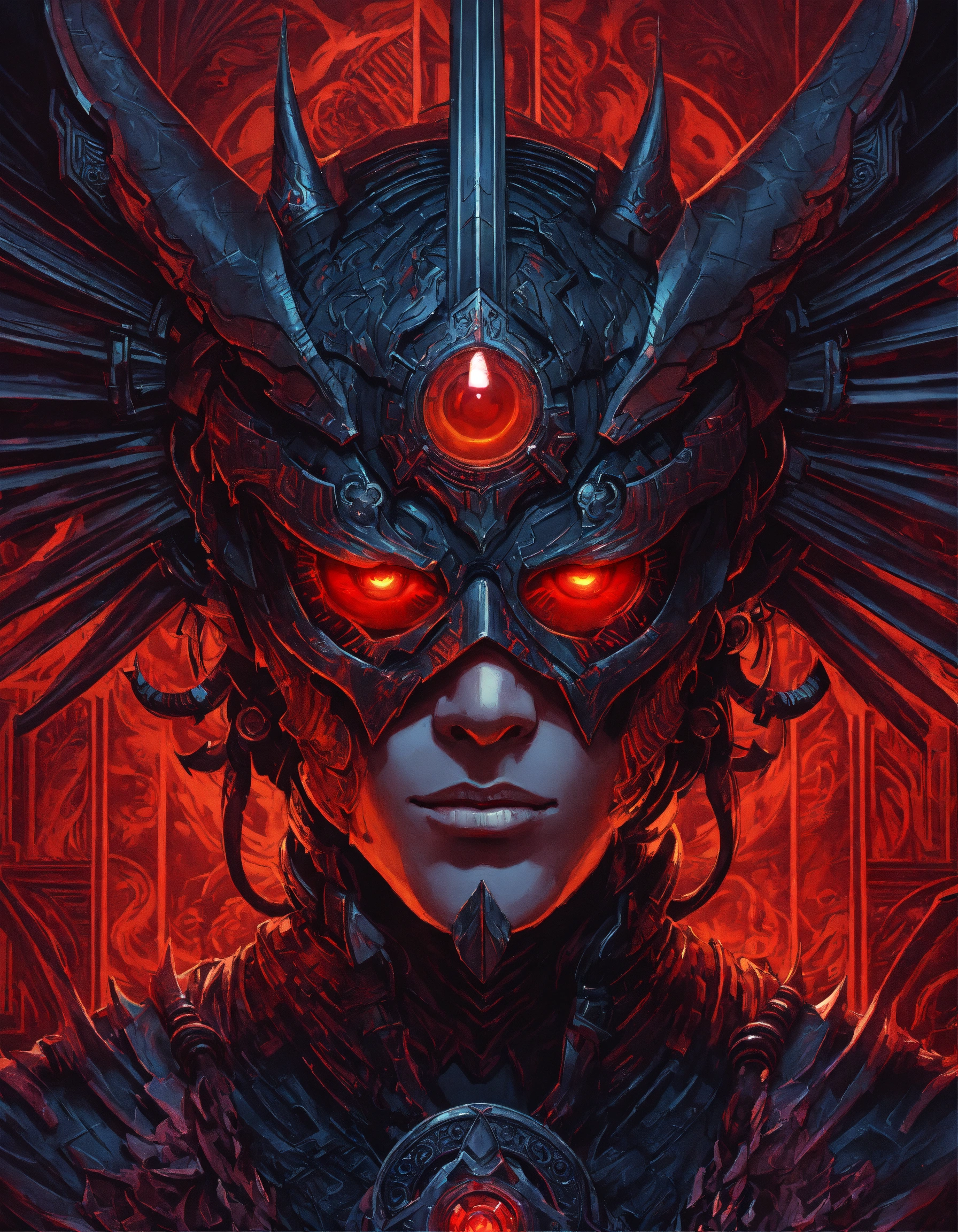 Lexica - A close up of a cyclops wearing an epic art, in style of art ...