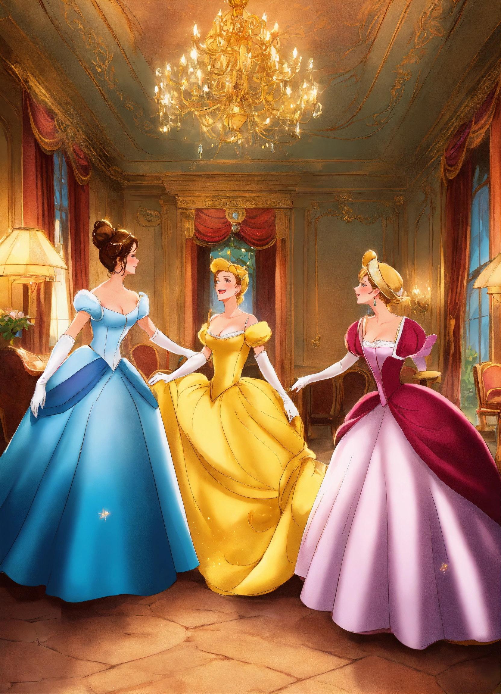 Lexica - Cinderella's stepmother and stepsisters were overjoyed. They ...