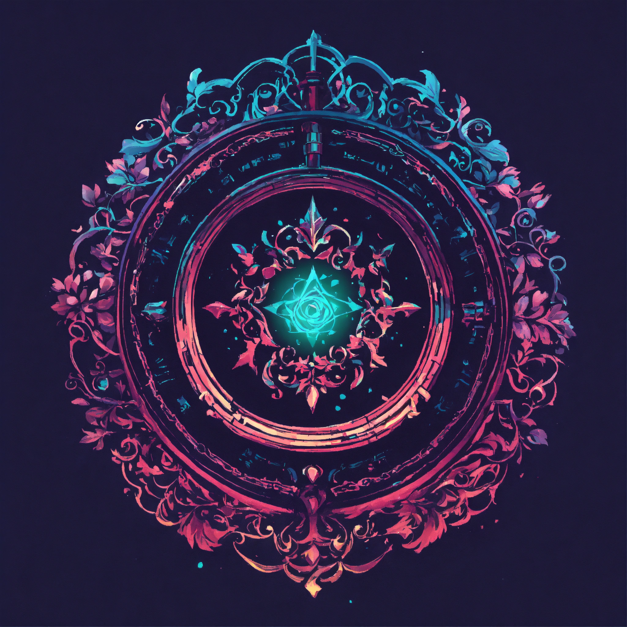 Lexica - Spell terrible withering, game icon, stylized, simple design ...