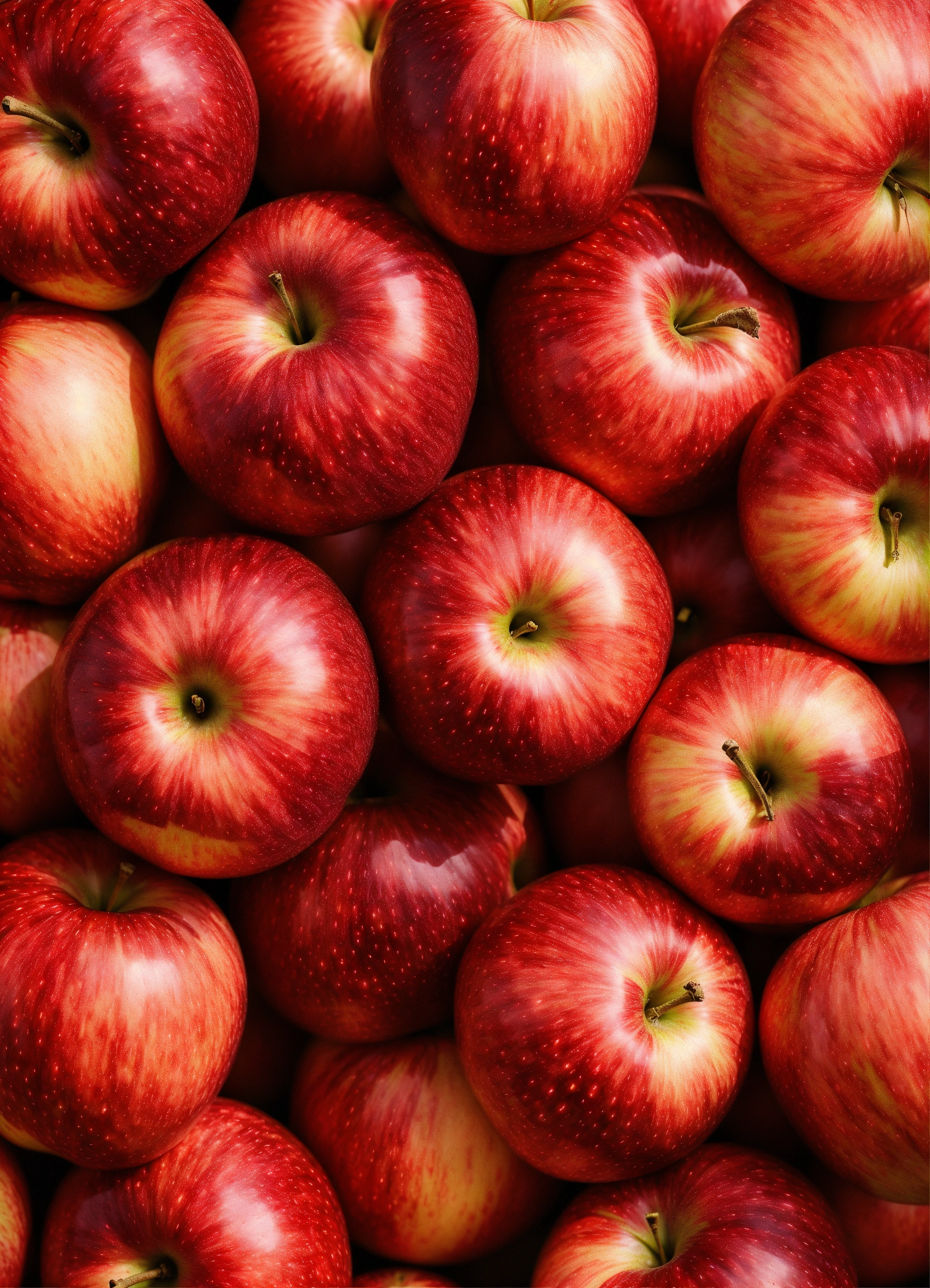 Lexica - Red apple skin texture, closeup