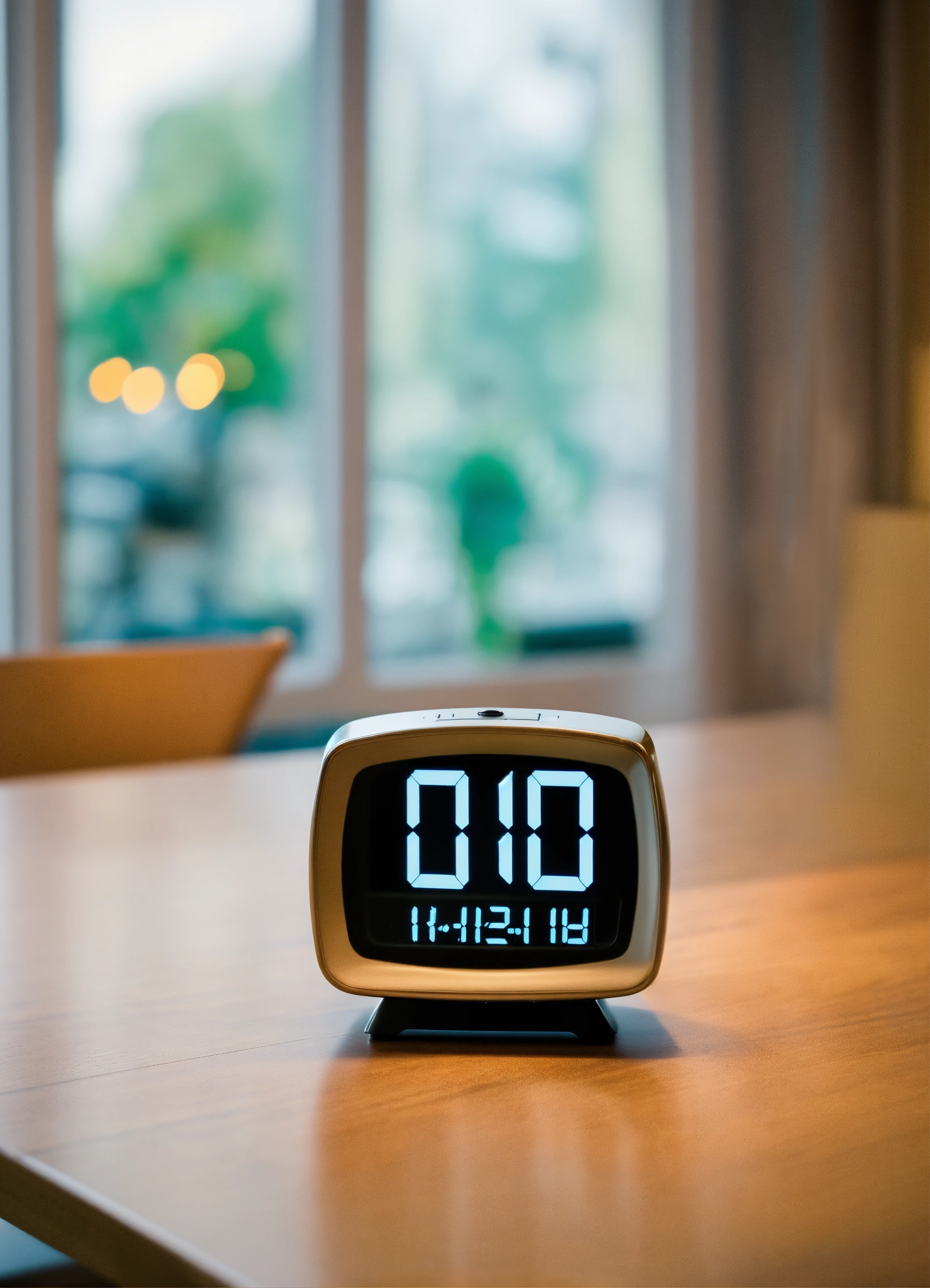 Lexica - An alarm clock with number "1111" on the screen on a table and ...