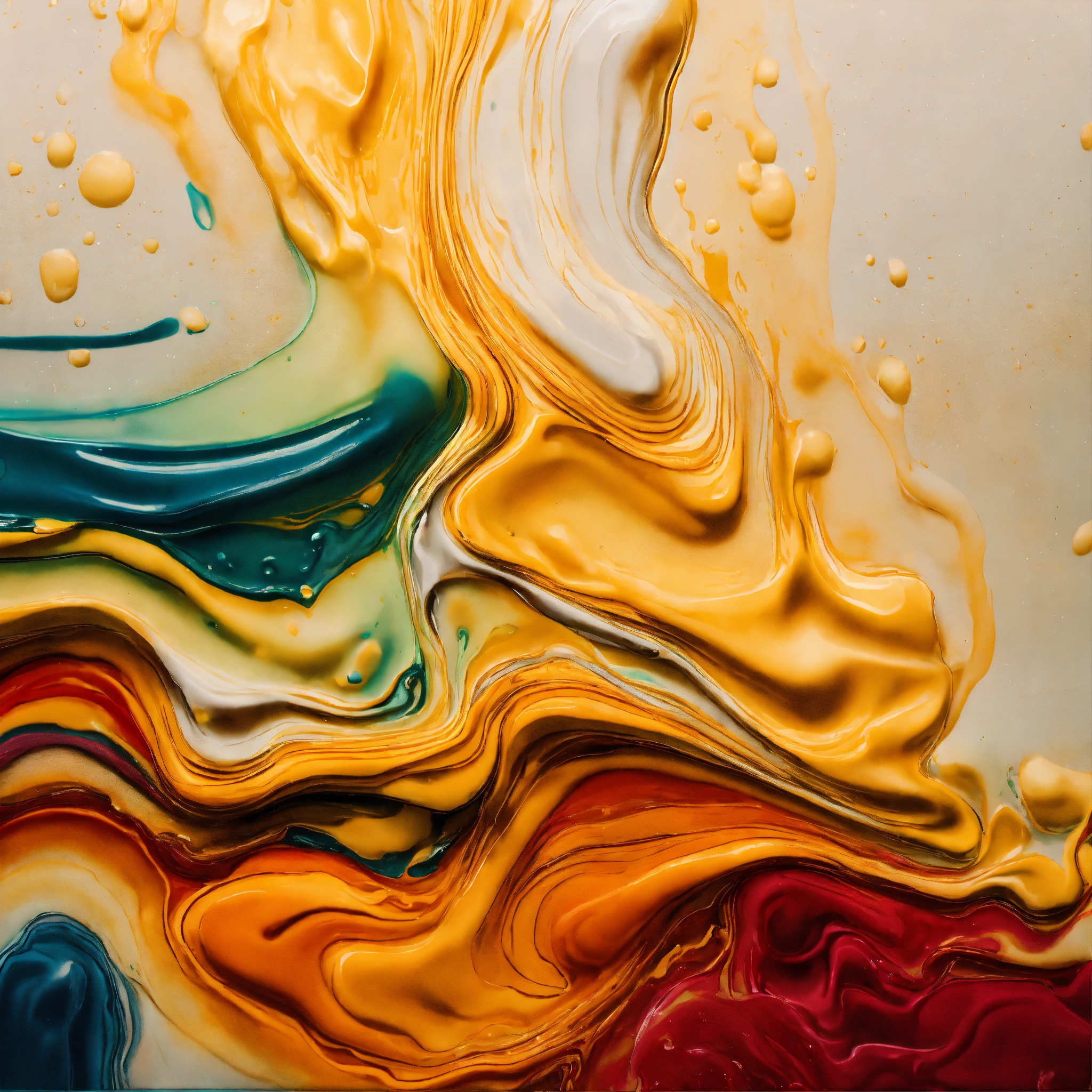 Lexica - Whitish background with wax color