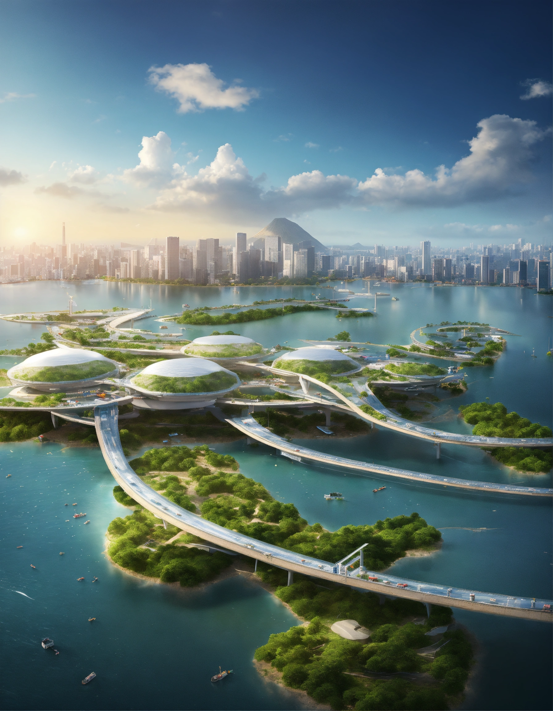 Lexica - Imagine a vision of future Tokyo in 2050 with networks of ...