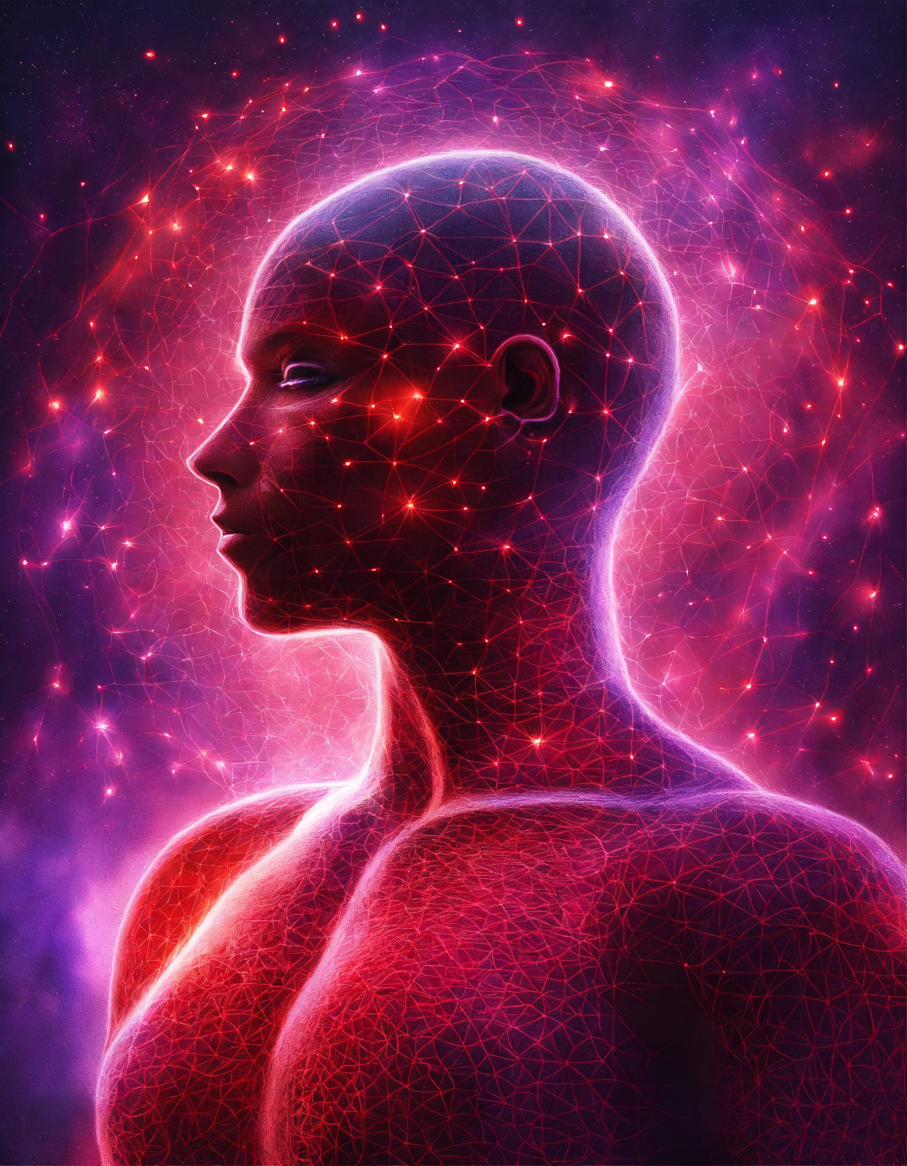 Lexica - Realistic beautifull colored pencil drawing of energetic mesh ...